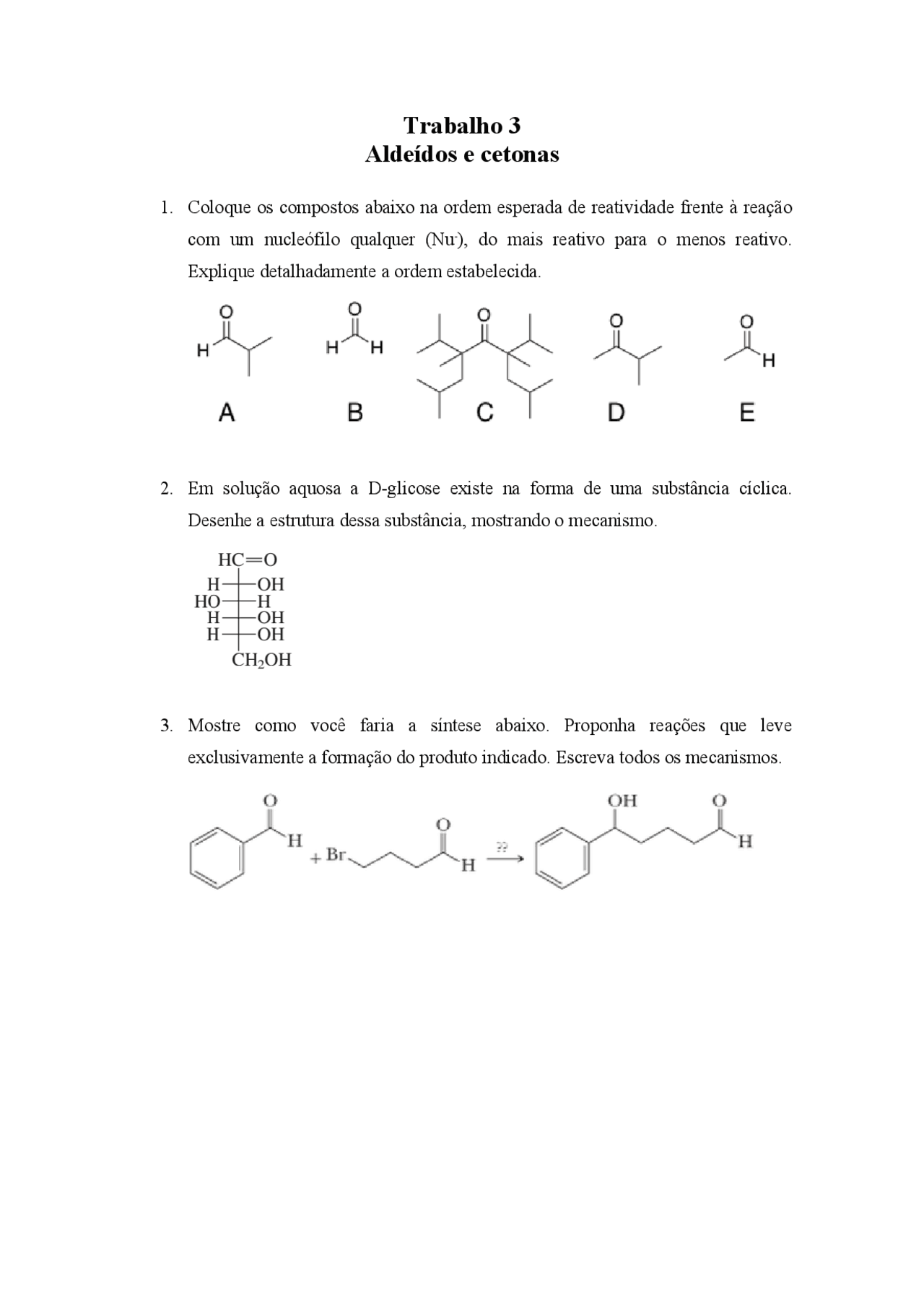 QuÍmica OrgÂnica 2 ReaÇÕes Docsity