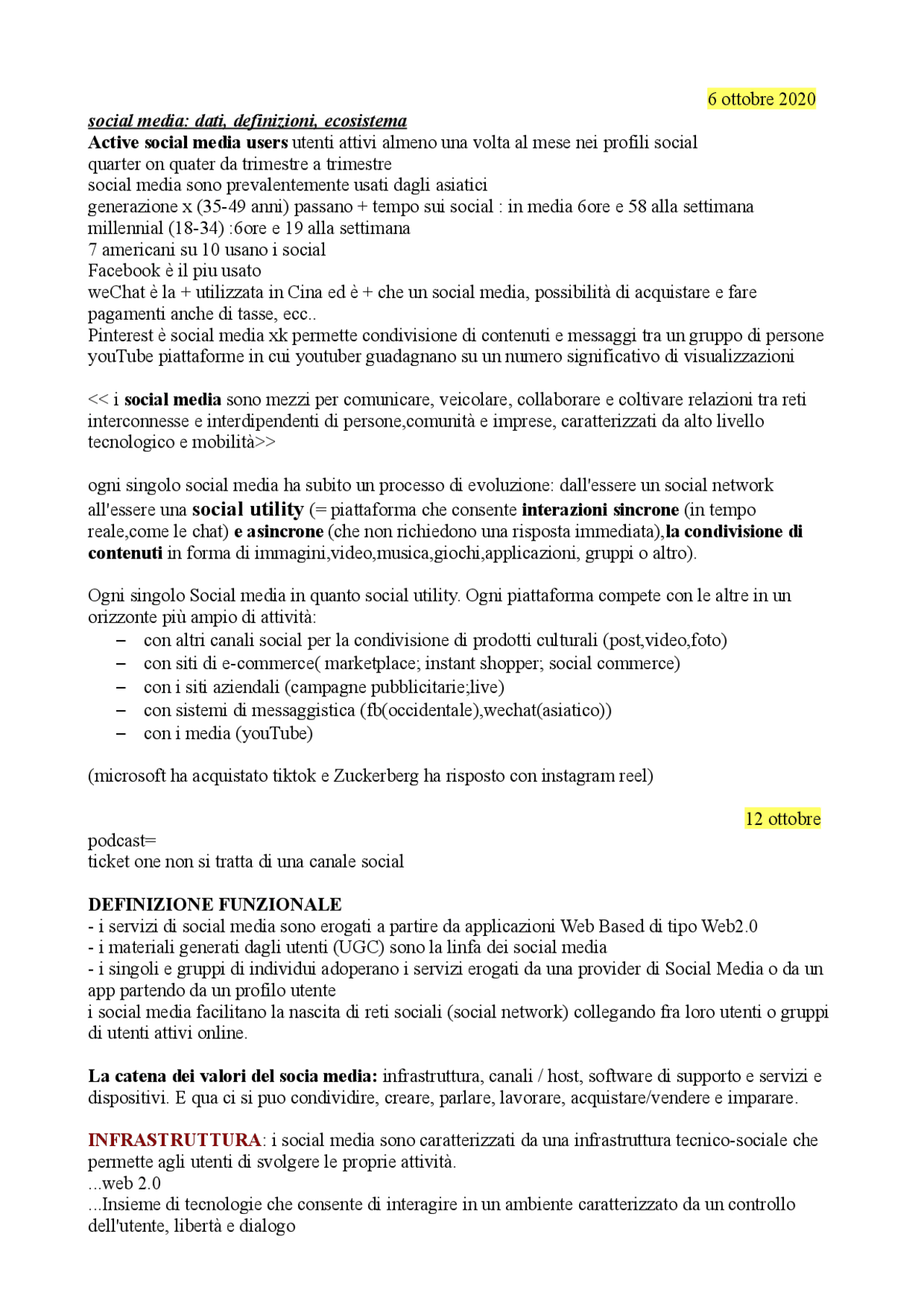 Web E Social Media 1 Modulo Docsity