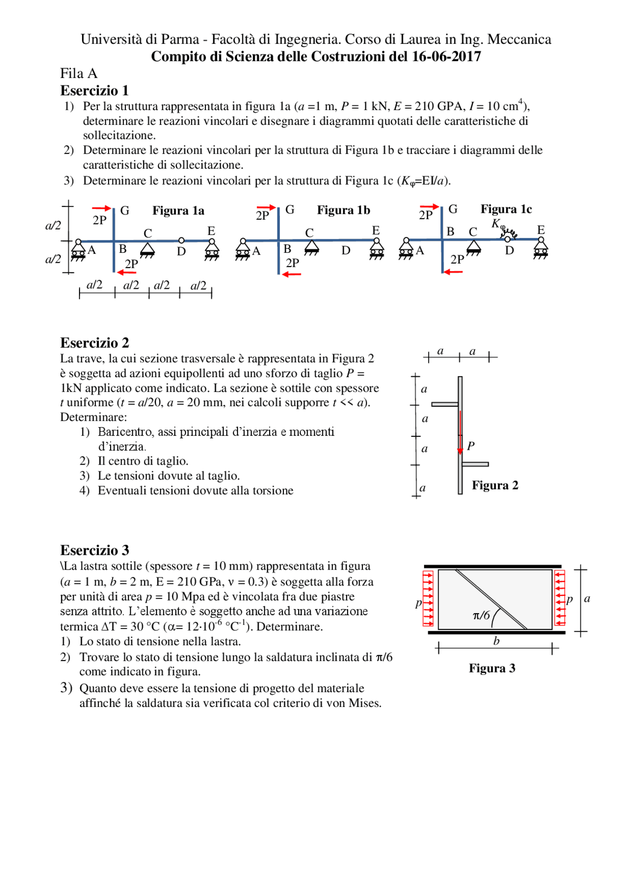 Prove Desame Svolte Docsity