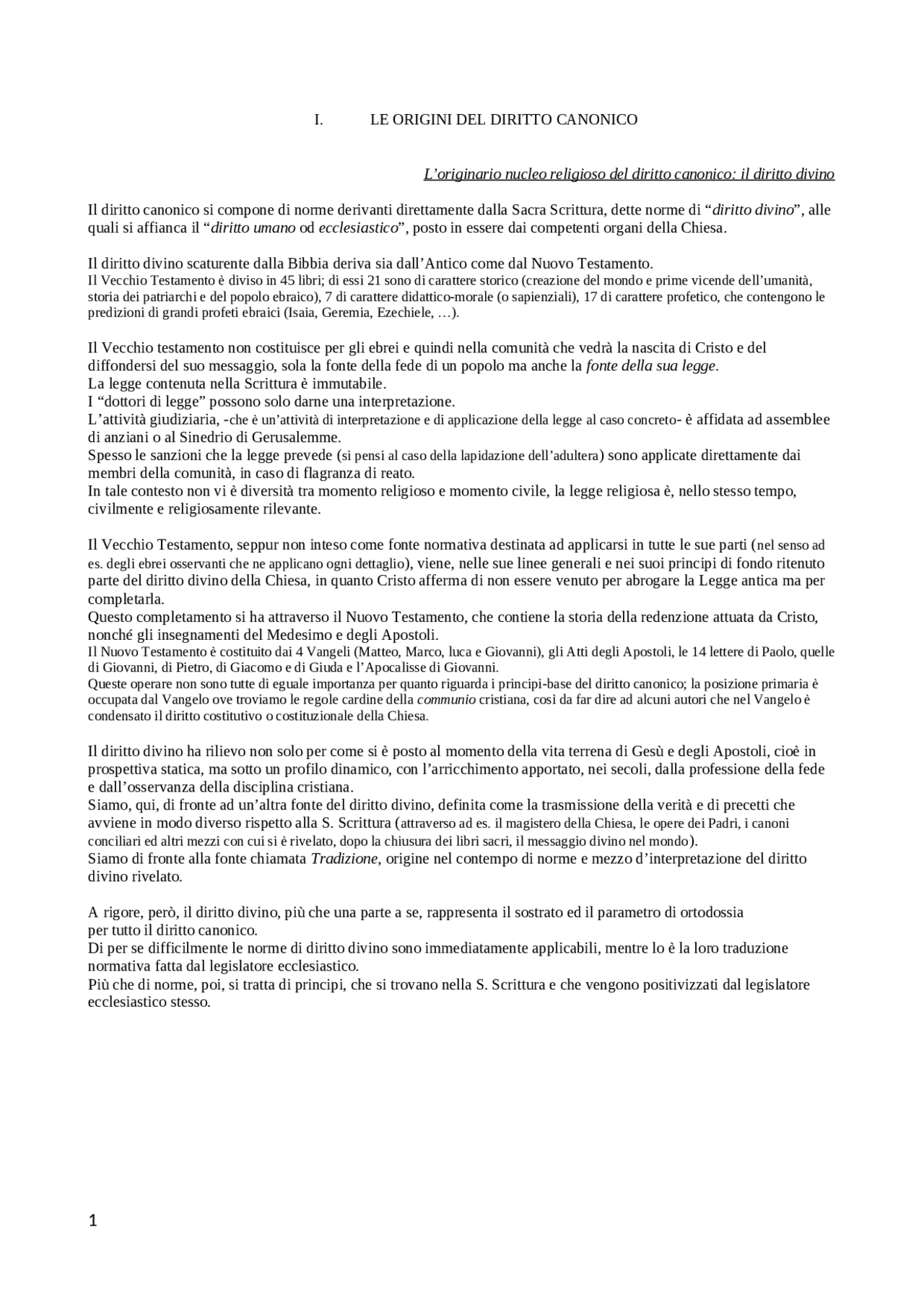 Storia Del Diritto Canonico Docsity