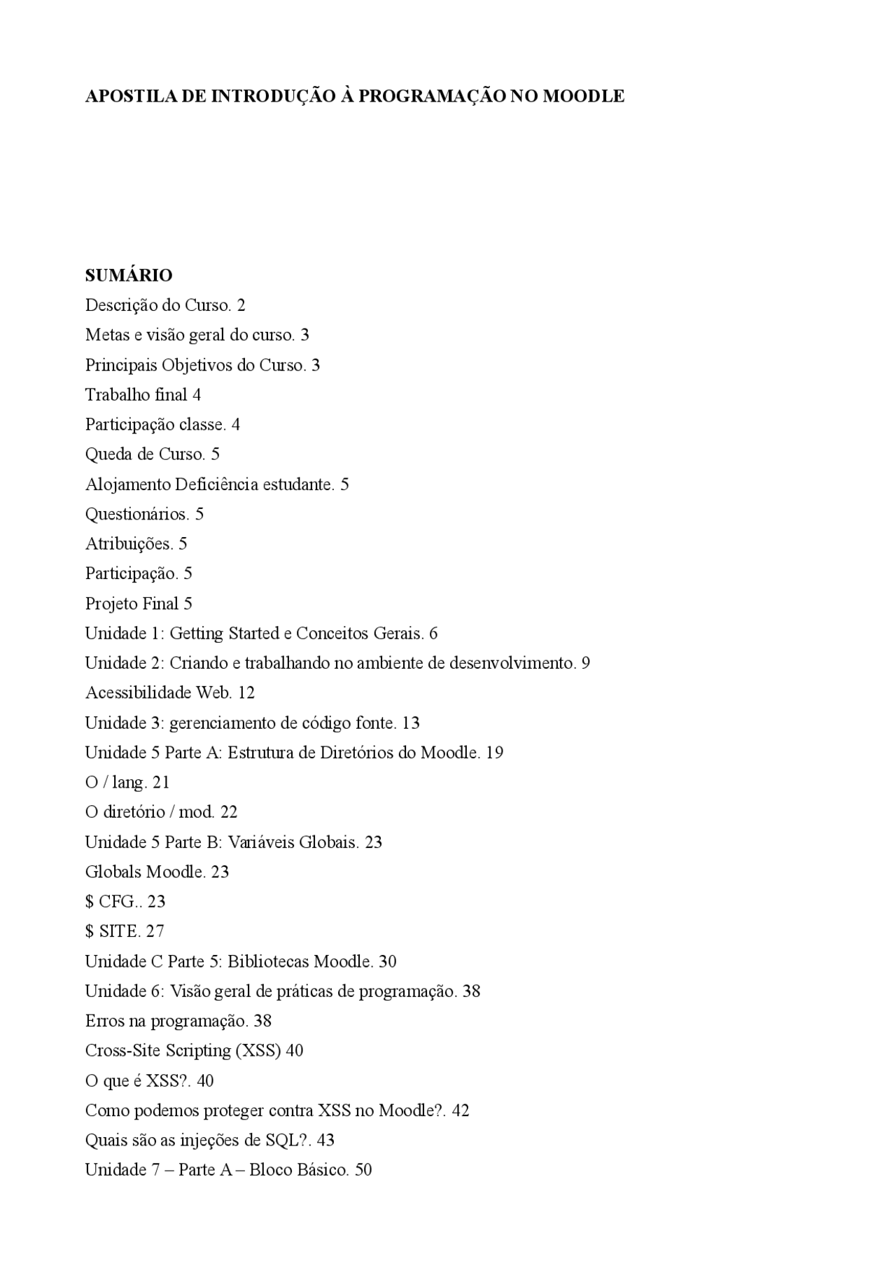 Apostila De Introdução A Programação Docsity