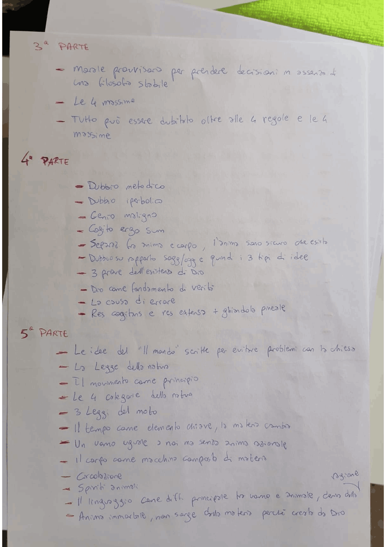 Cartesio Discorso Sul Metodo 2 Docsity