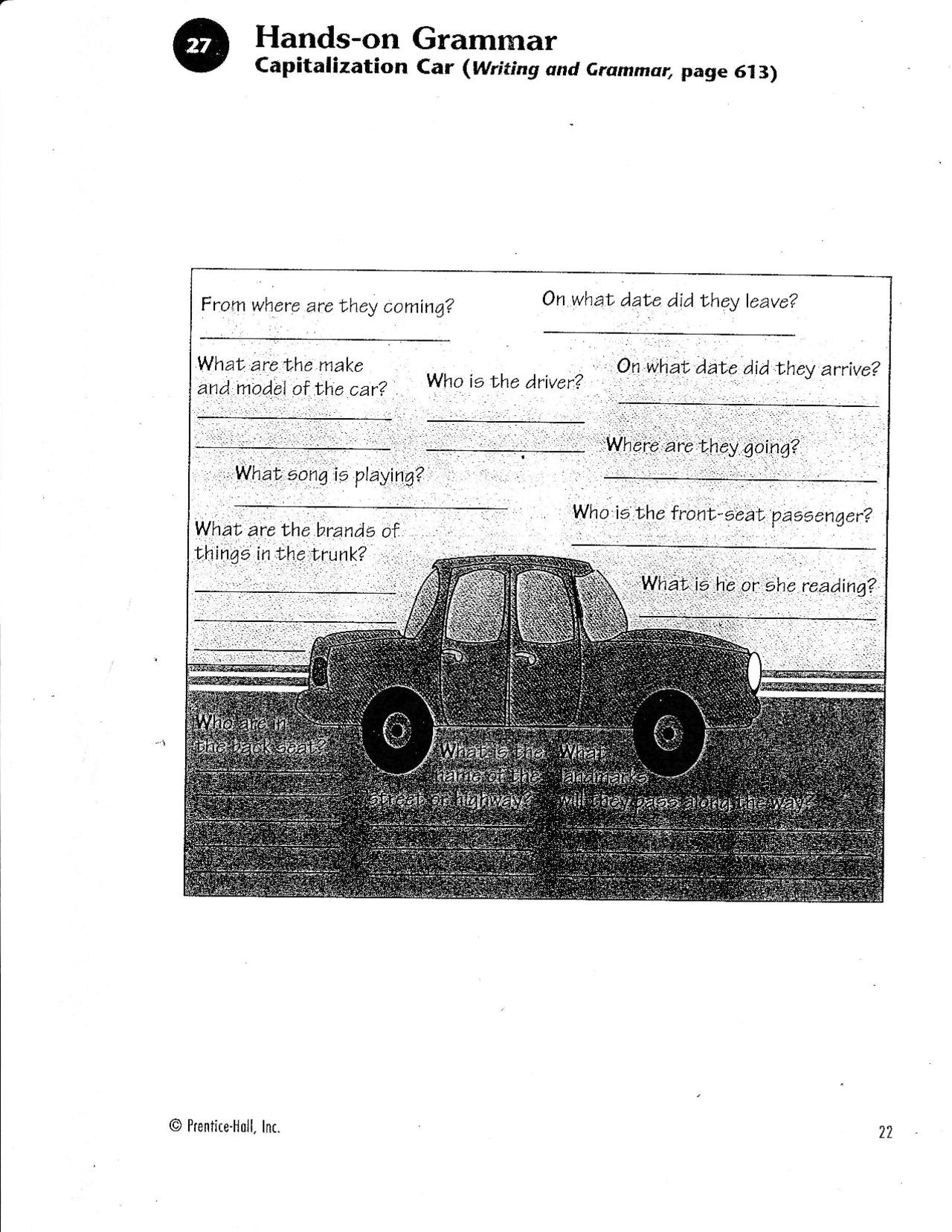 Civilization Car Language Arts - Docsity
