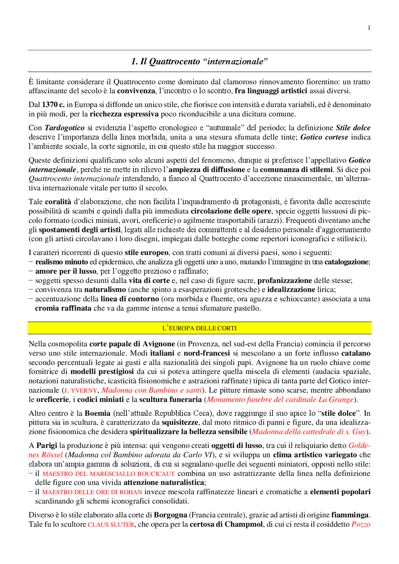 Arte del Quattrocento | Guide, Progetti e Ricerche di Storia Dell'arte ...