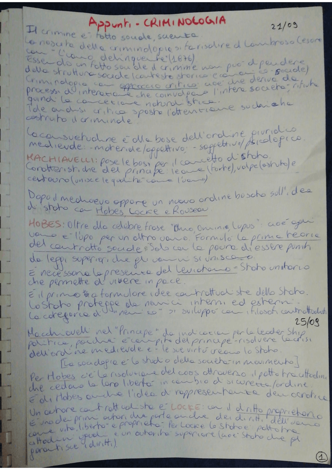 Appunti Criminologia M Vignola Docsity
