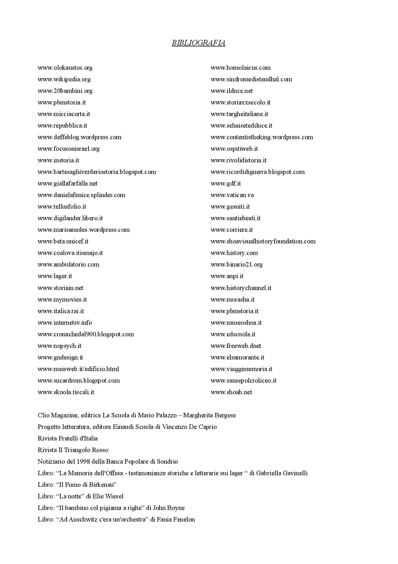 Vari Siti Per Cercare Del Materiale Docsity