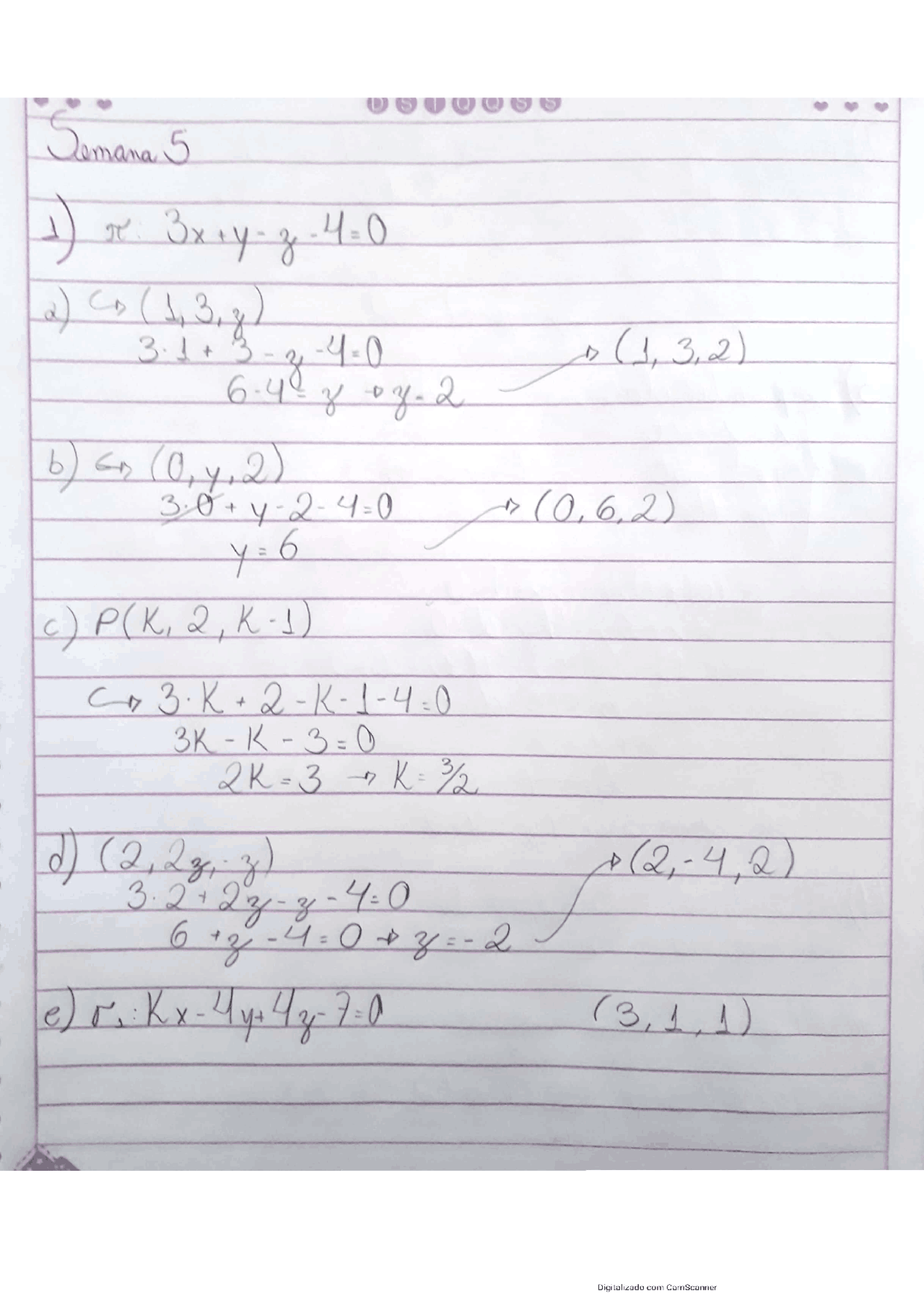 Exercícios Geometria Analítica Exercises Linear Algebra Docsity