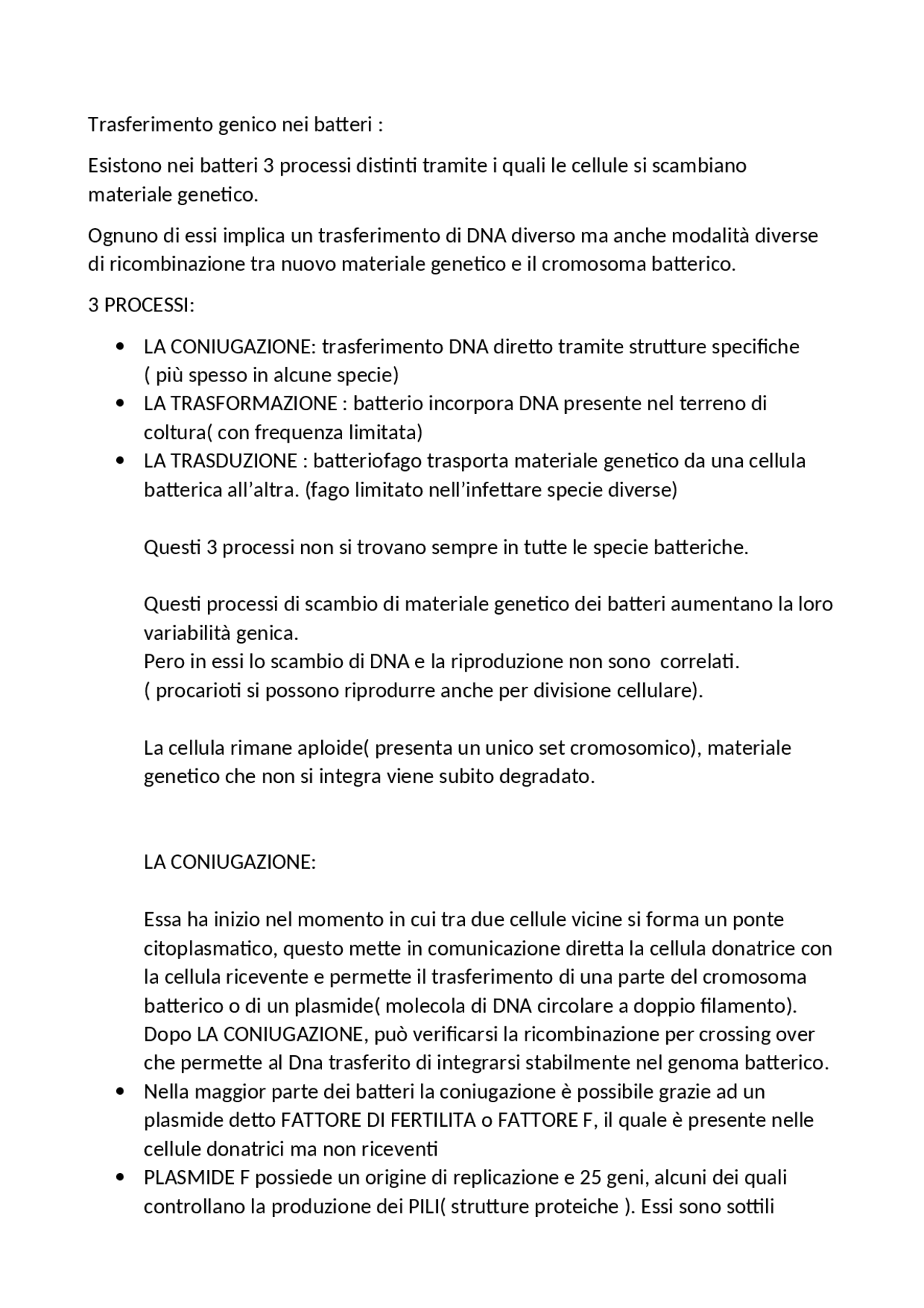 I Batteri Scienze Docsity