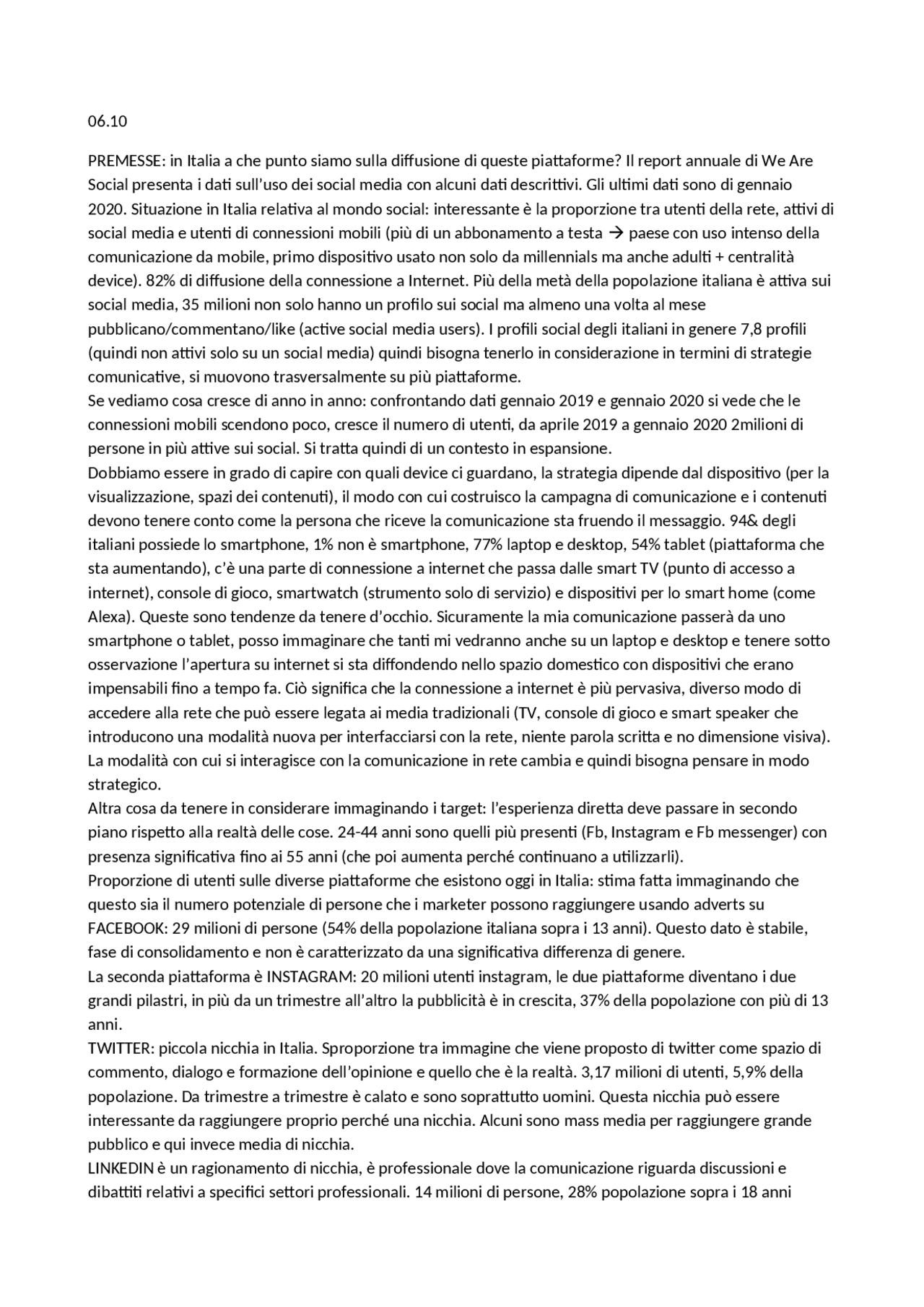 Appunti Completi Per Lesame Di Comunicazione E Marketing Digitale