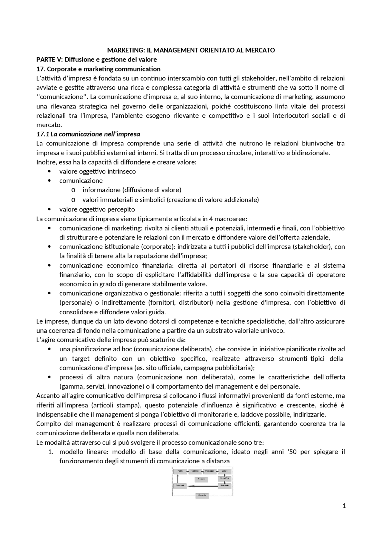 Riassunto Marketing Strategico Docsity