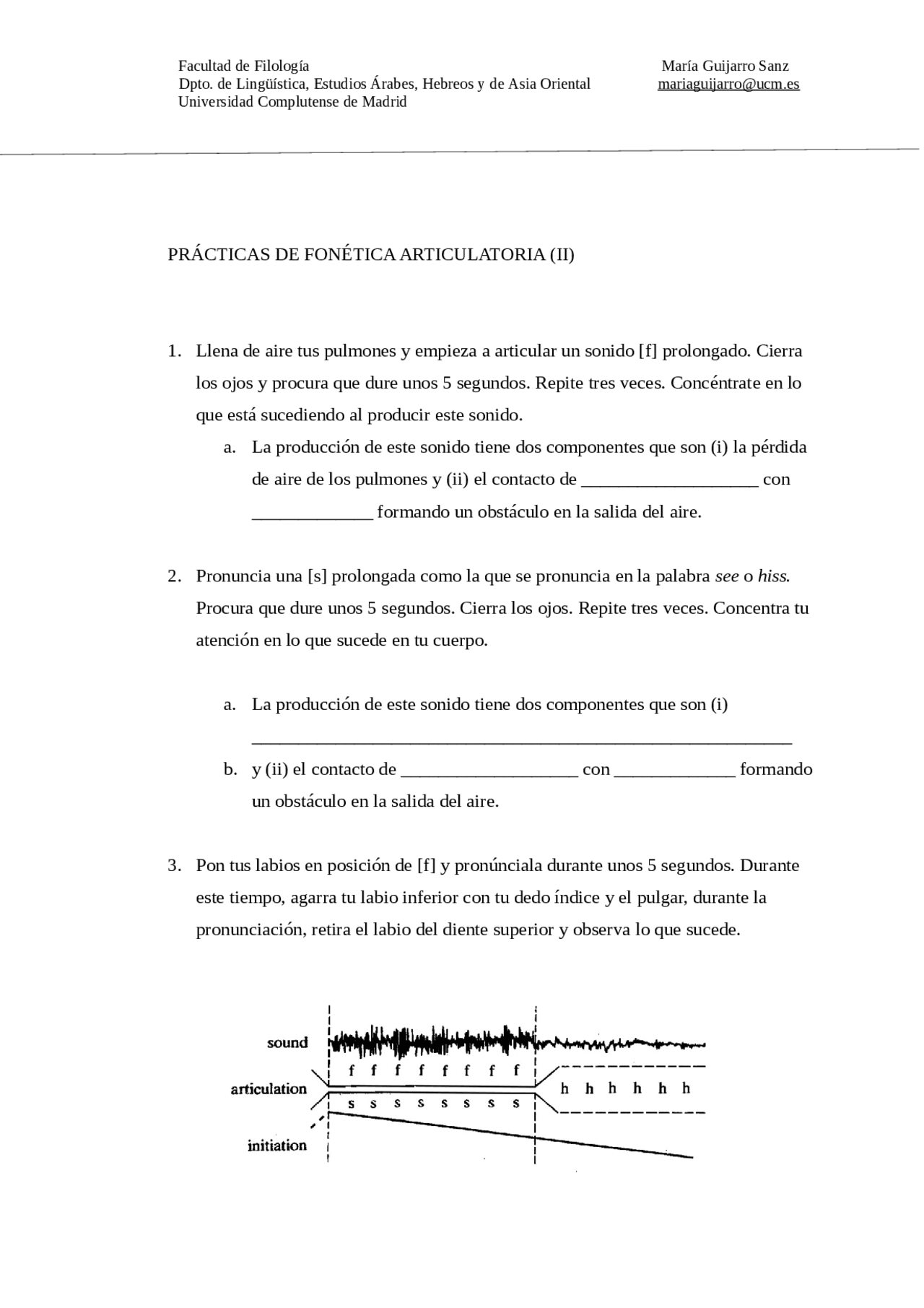 Prácticas de fonética 2020 parte dos.docx | Ejercicios de Lingüística ...