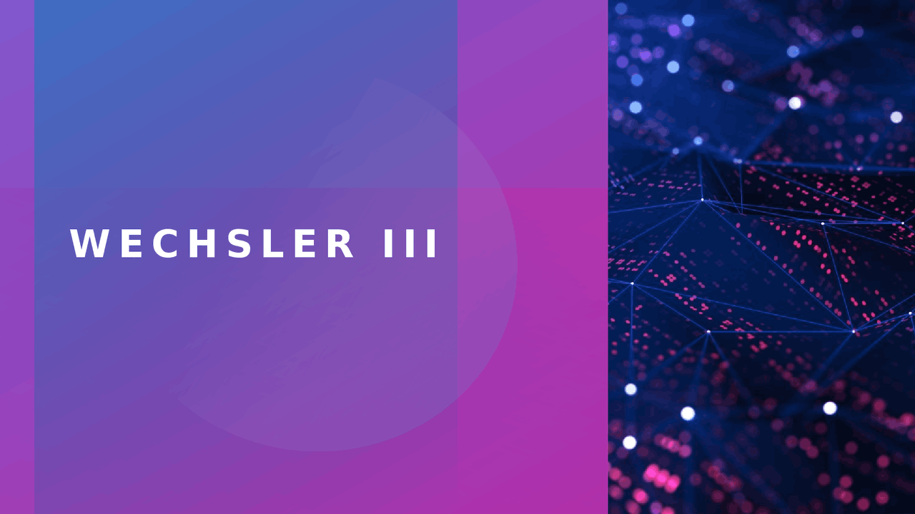 Power Point Riassuntivo Su Scala Wechsler Iii Docsity