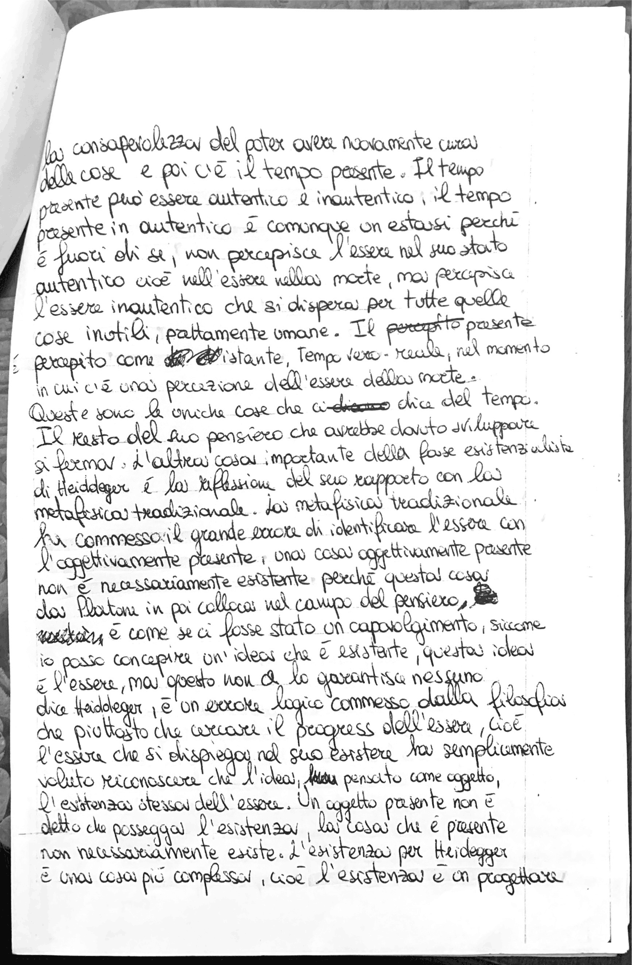 Riassunto Generale Su Heidegger Seconda Parte Docsity