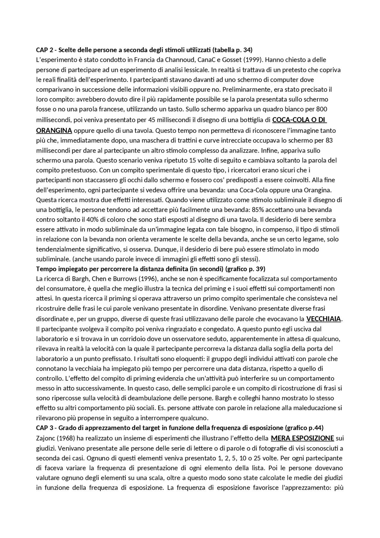 Articoli Esame Cavazza Docsity