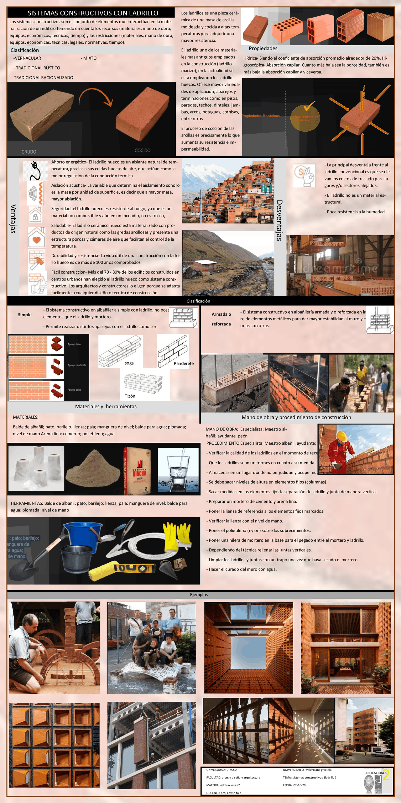 Material ladrillo edificaciones - Docsity