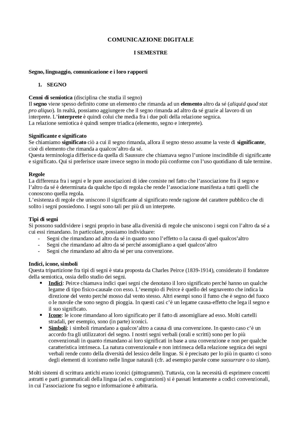 Comunicazione In Rete Docsity