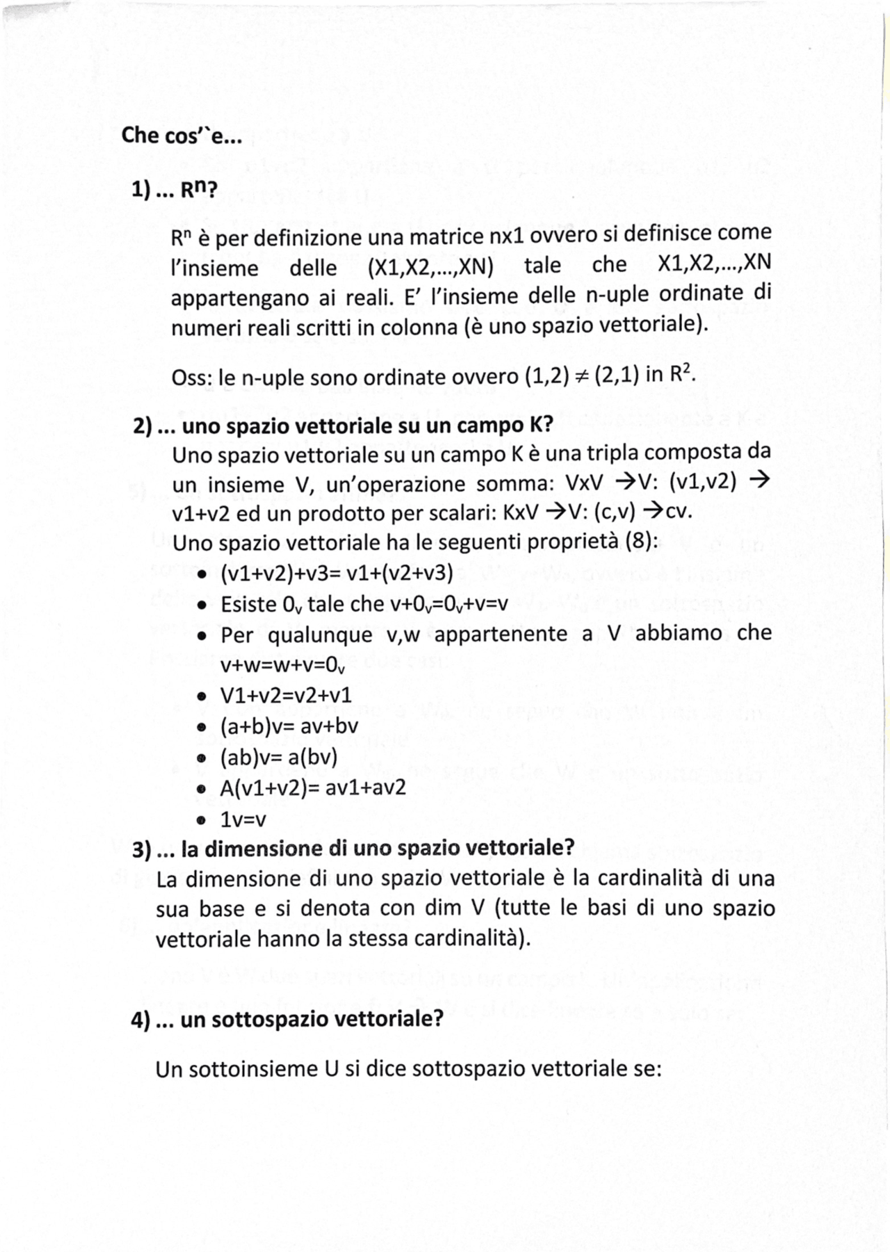 Definizioni Geometria Docsity
