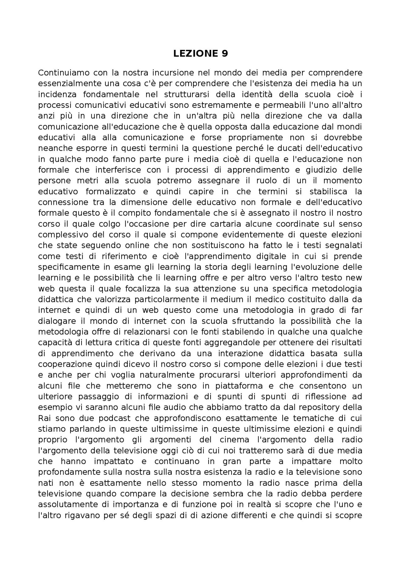 LEZIONE 9 di Tecnologia e media nella progettazione - Docsity