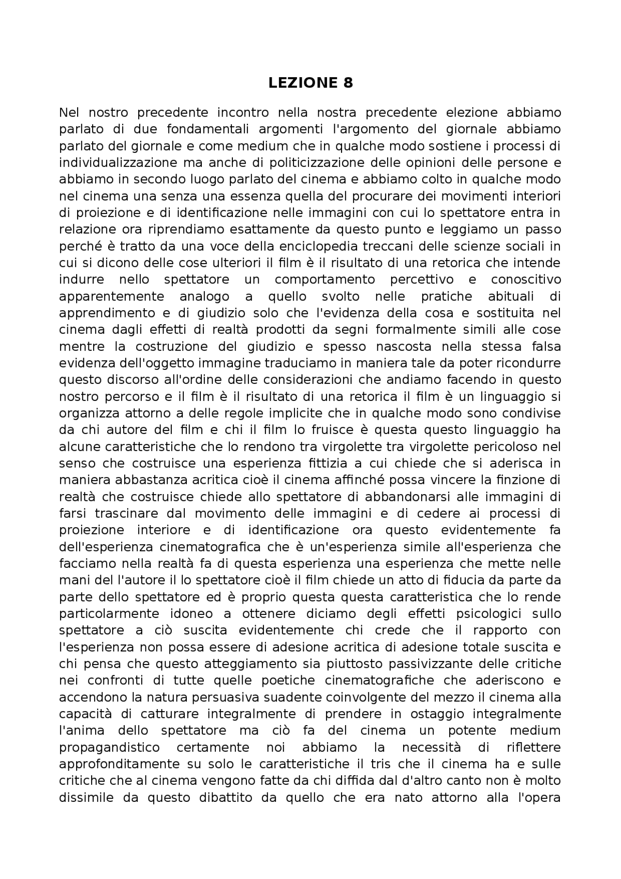 LEZIONE 8 di Tecnologia e media nella progettazione - Docsity