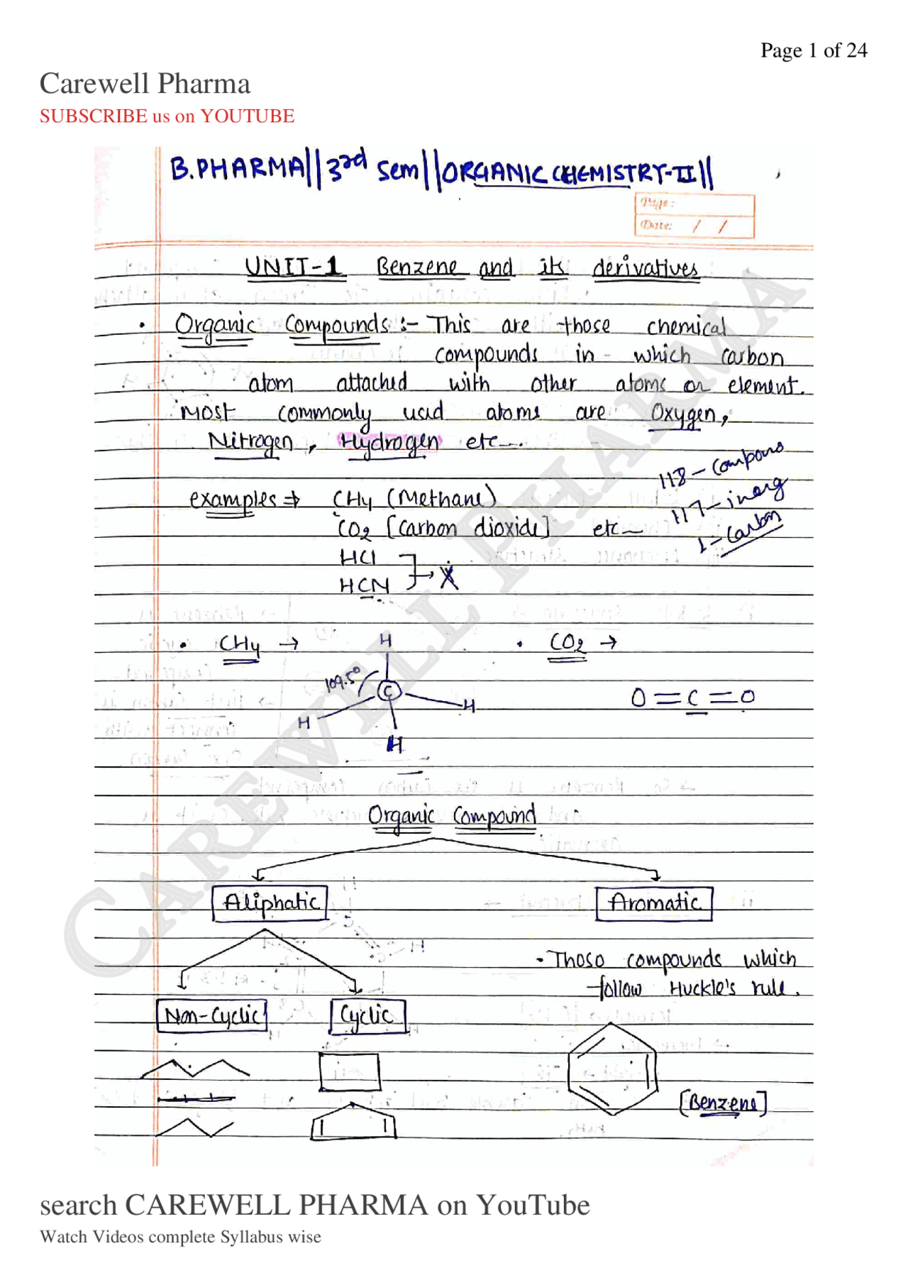 Benzene And Its Derivatives Docsity