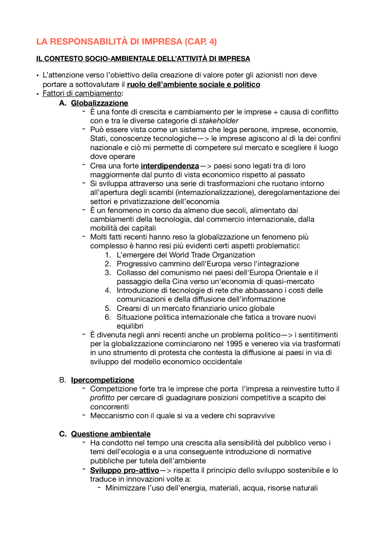 Lezione 4 Riassunti Libro Docsity