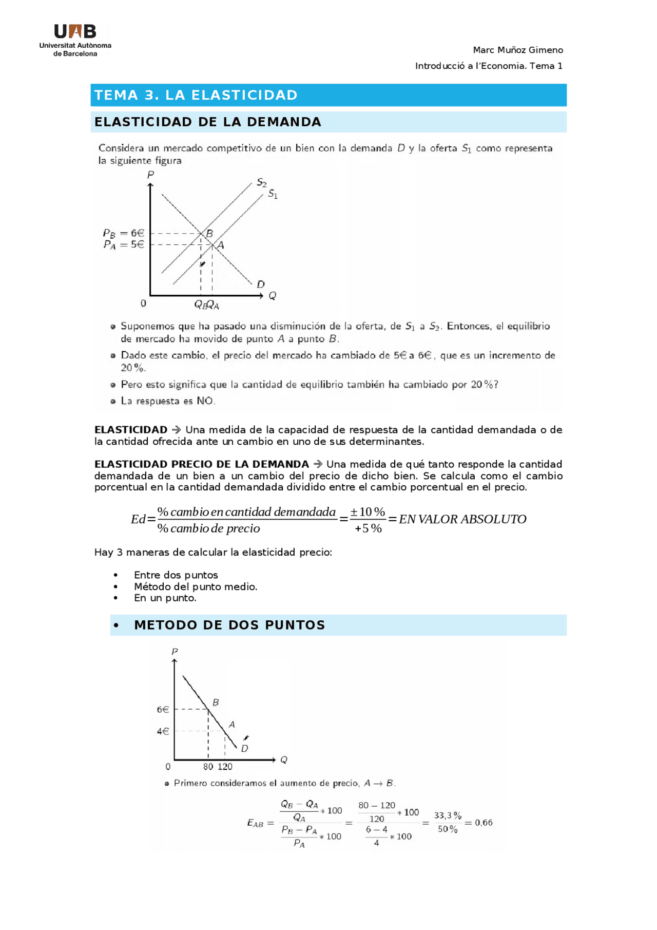 Tema 3 Intro Economia Uab Docsity