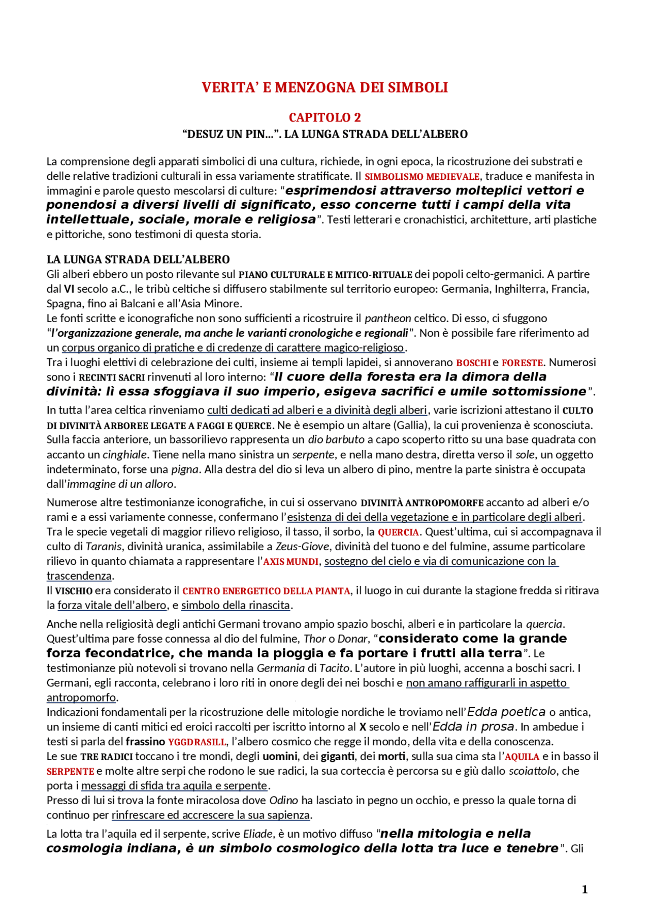 Verità E Menzogna Dei Simboli Docsity