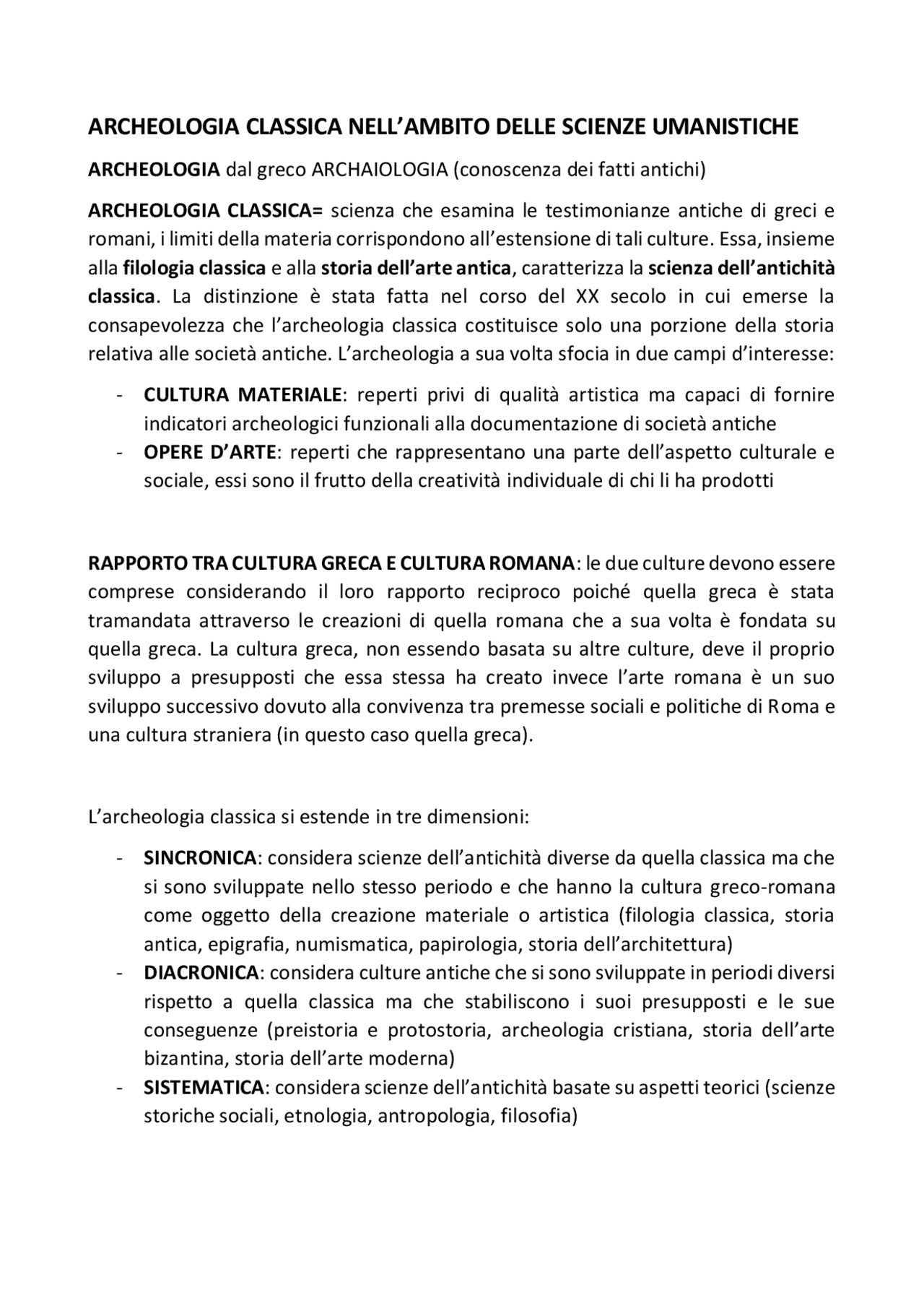 Archeologia Classica Holscher Docsity