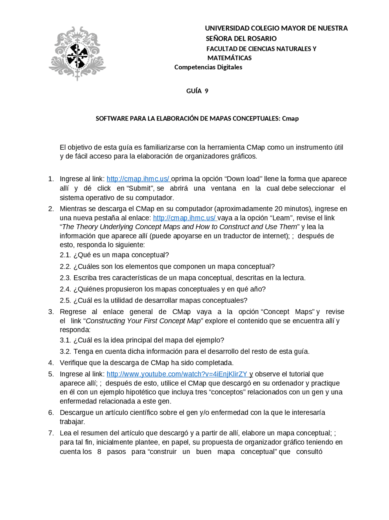 Guia de c-map para sistemas - Docsity