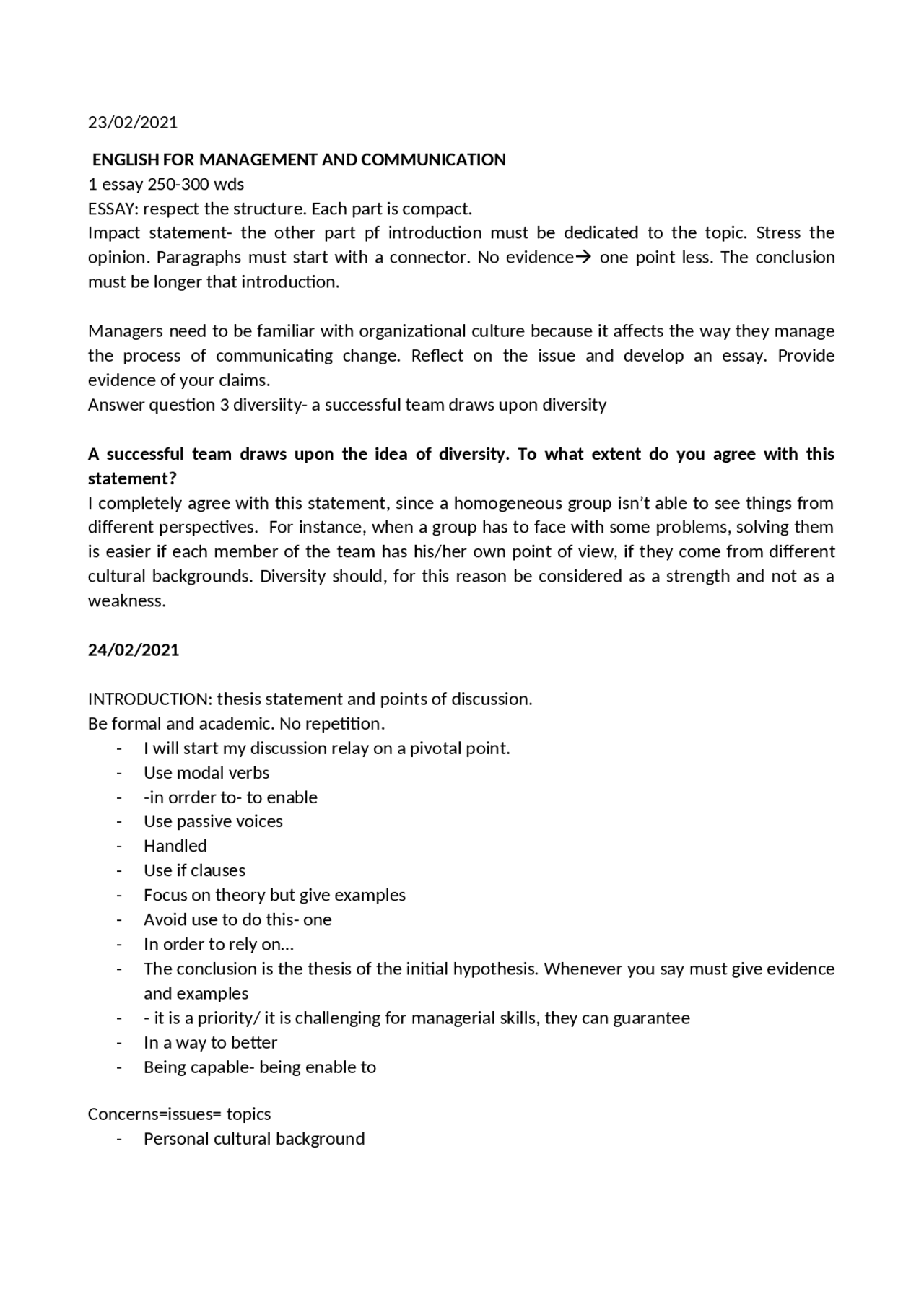 Appunti Eng For Management And Communication Appunti Di Inglese