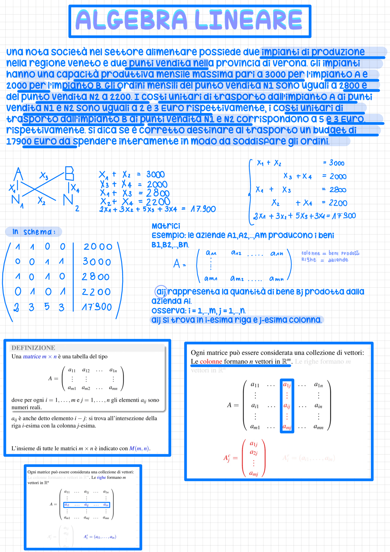 Appunti Sulle Matrici Docsity
