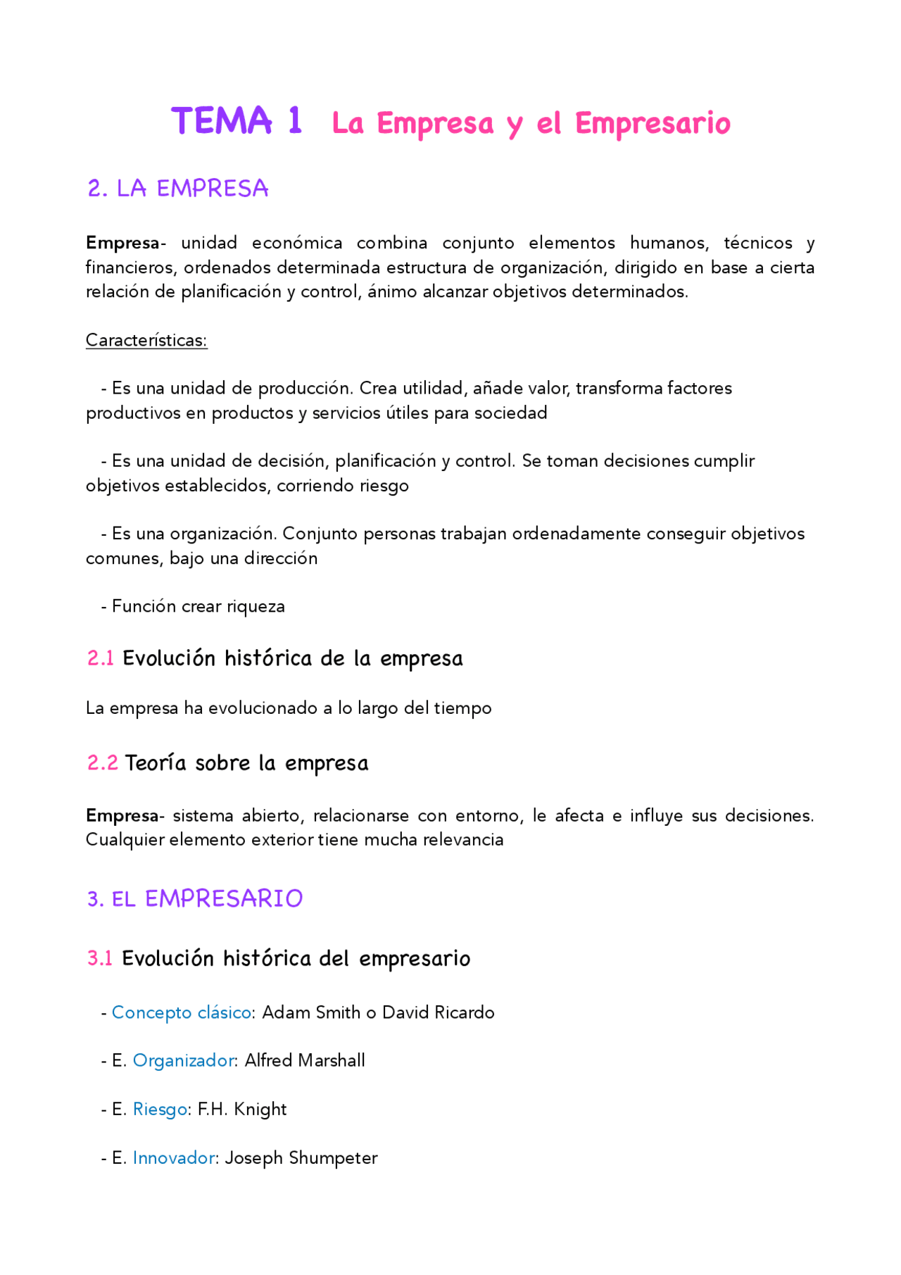 Resúmenes De Economía Docsity