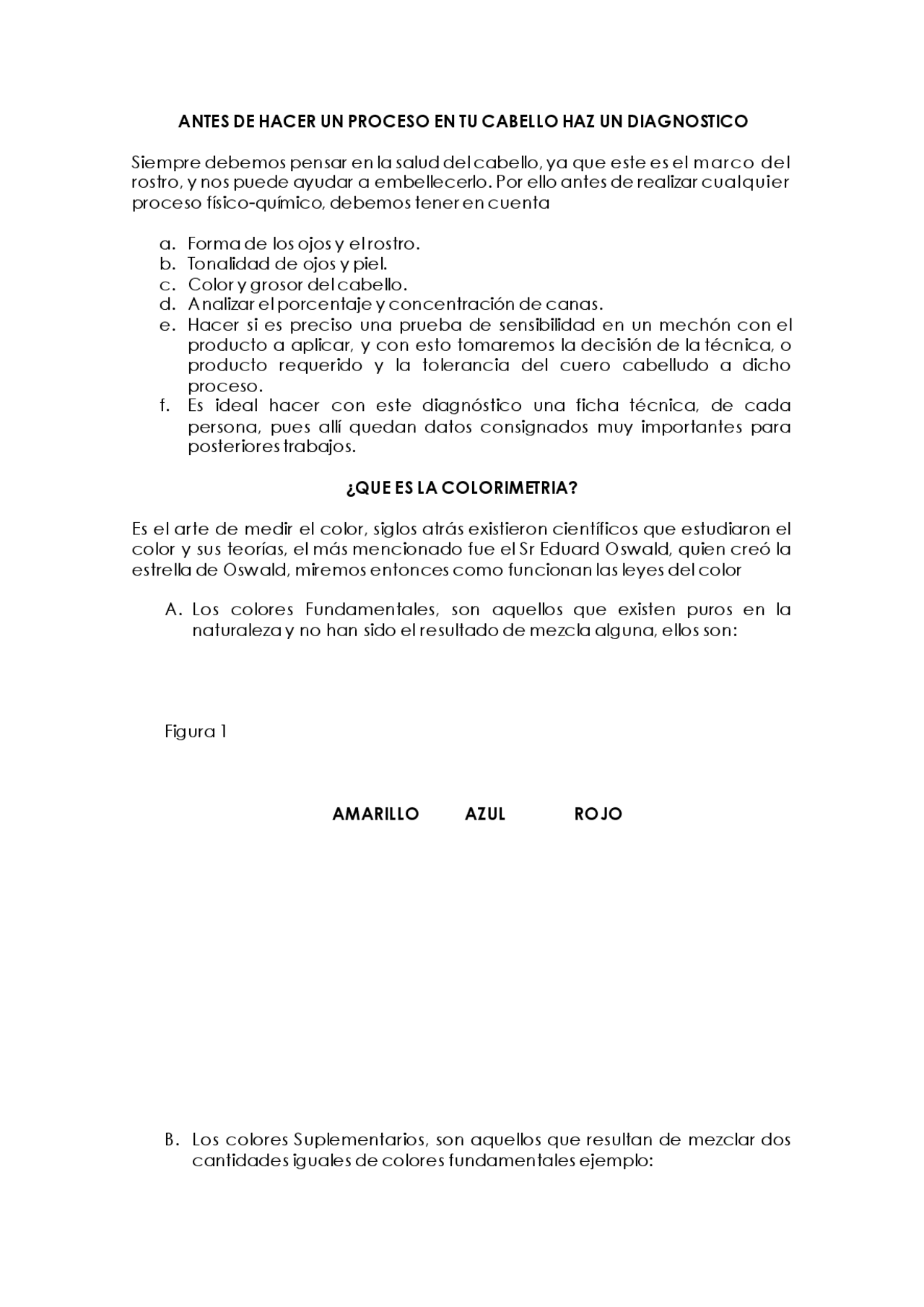 COLIMETRIA como combinar colores - Docsity