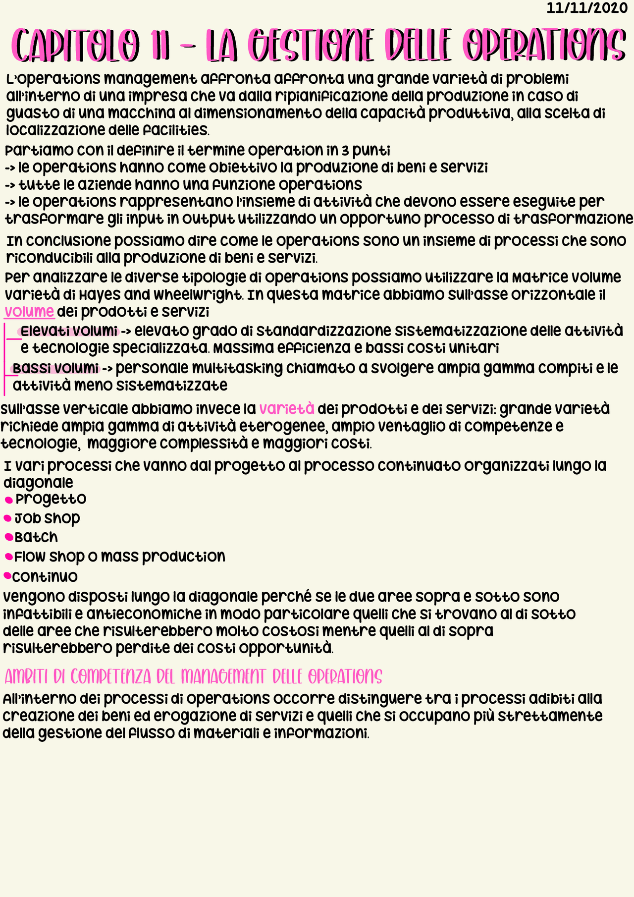 Riassunto Primo Capitolo Docsity