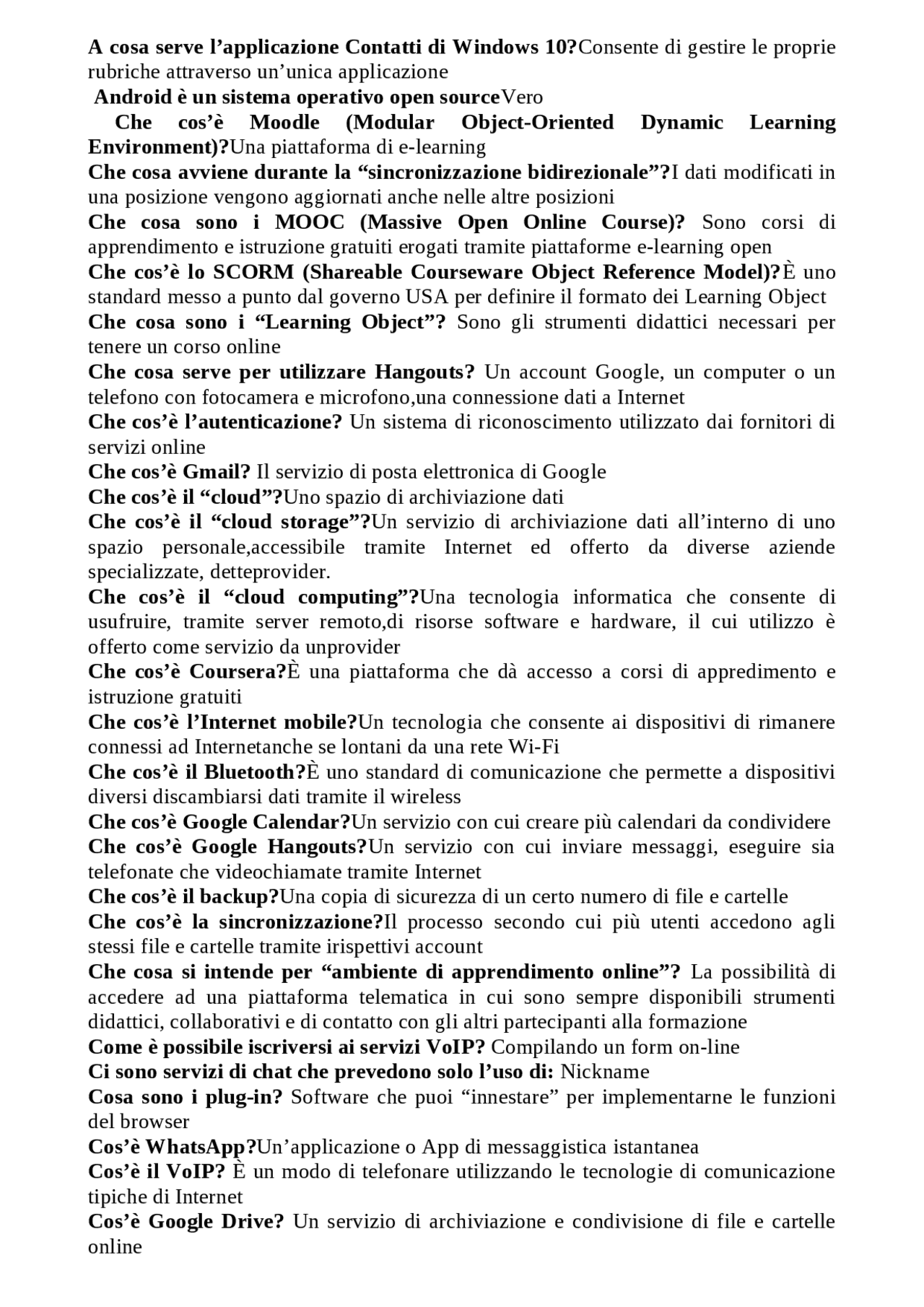 Iii Modulo Certificazione Eipass 7 Moduli User Docsity