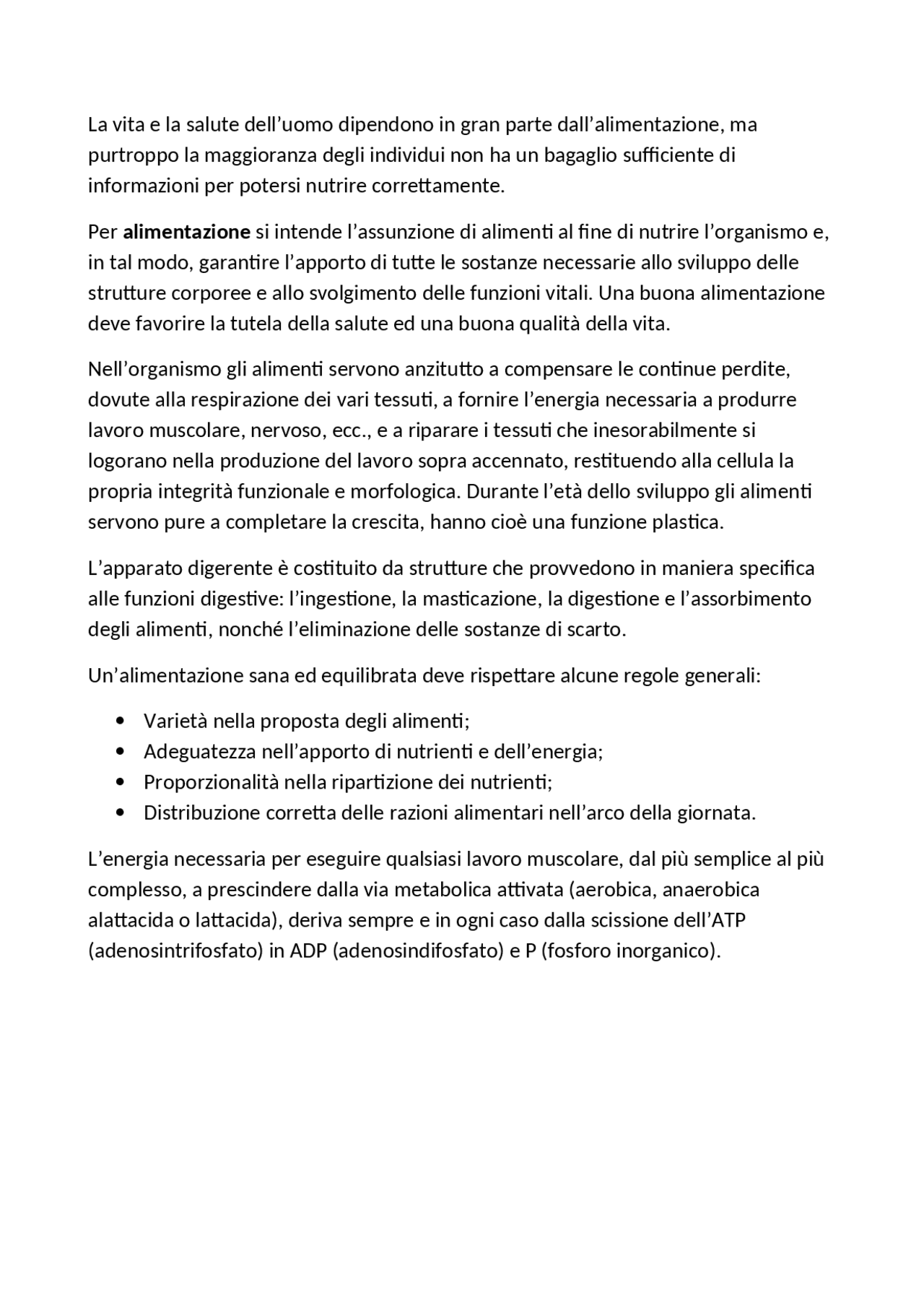 Scienze Dietetiche Scienze Motorie Docsity
