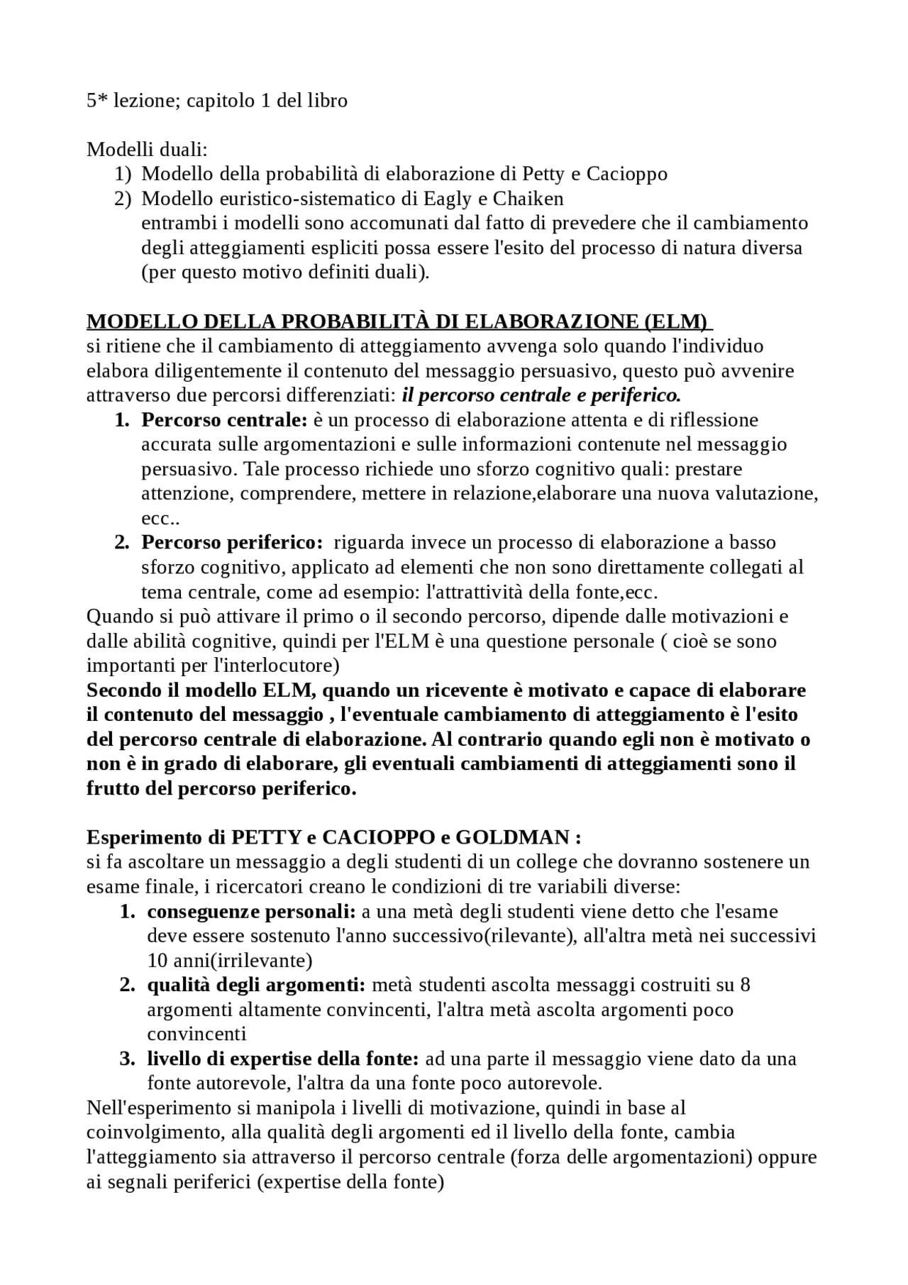 La Persuasione Cavazza Docsity
