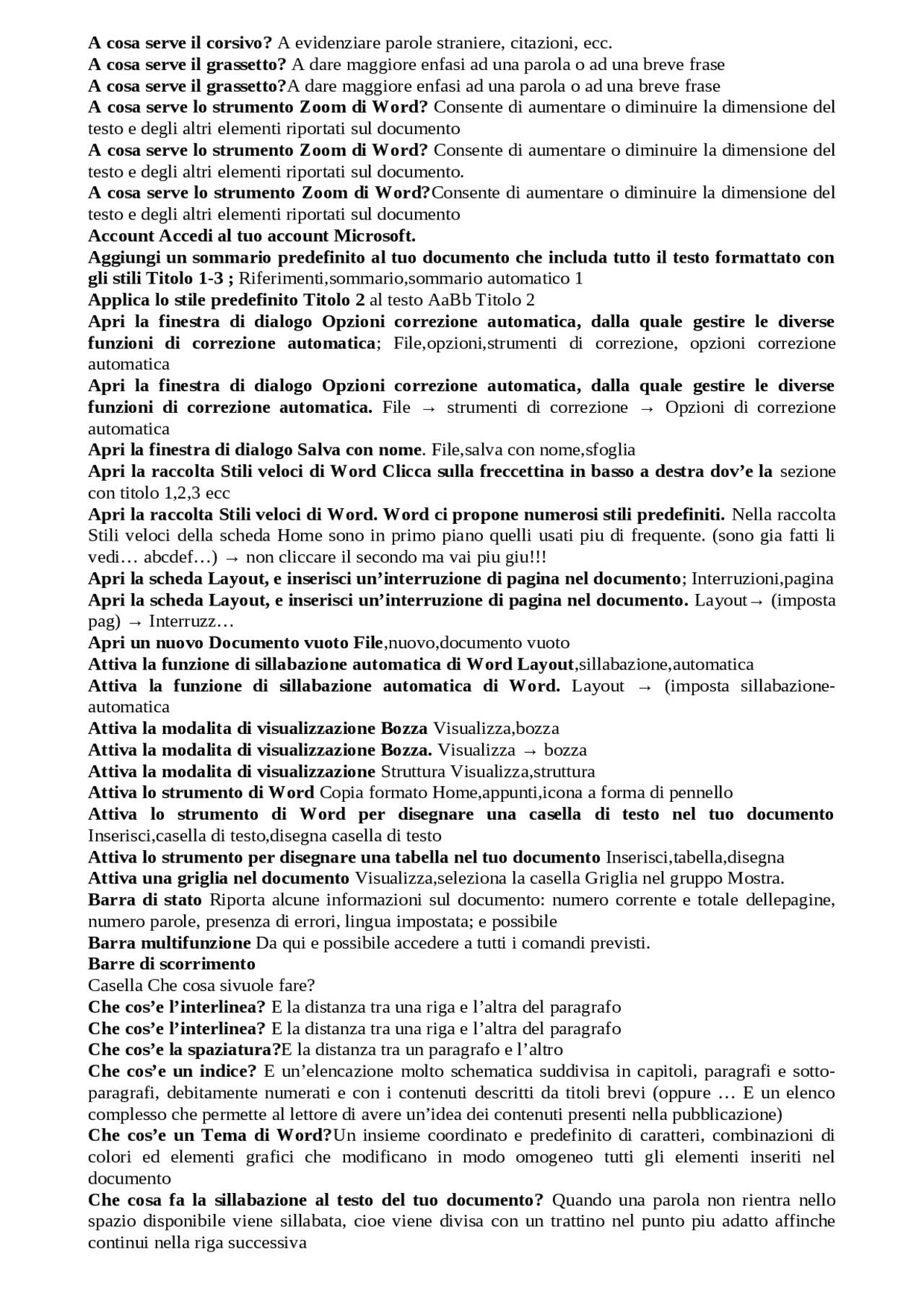 5 modulo Certificazione EIPASS 7 Moduli User - Docsity