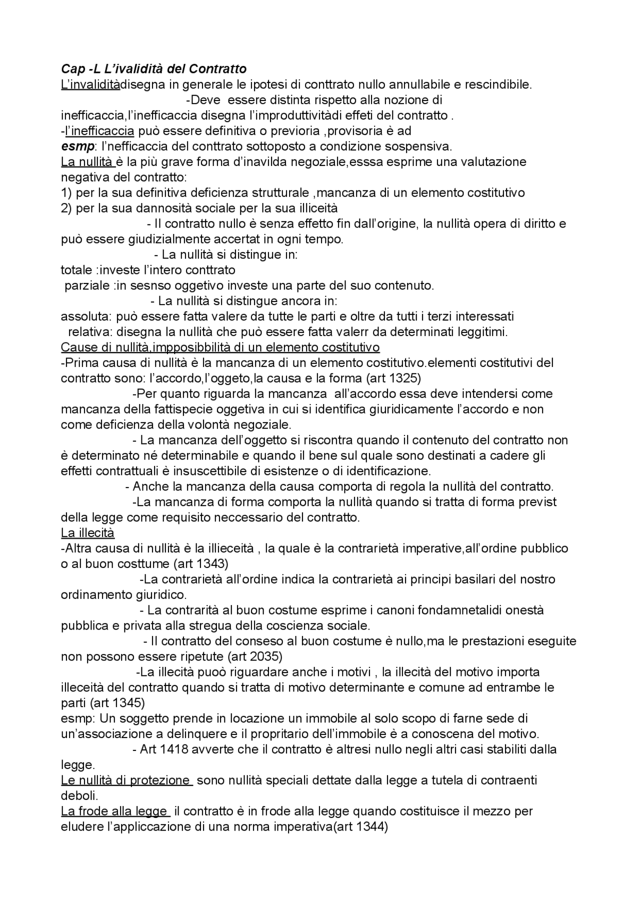 Appunti Diritto Privato Docsity