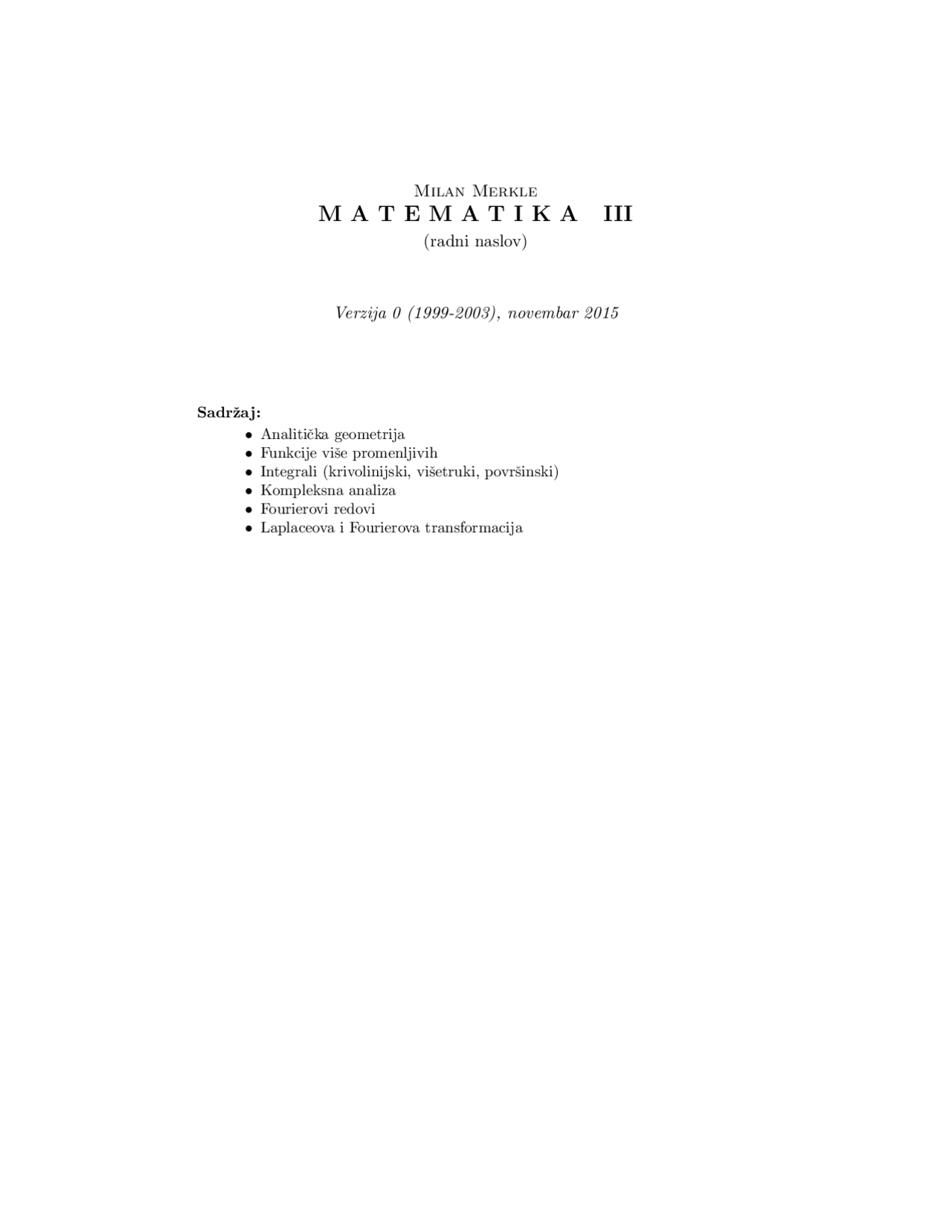 Matematika 3 gradjevina | Skripte' predlog Matematika 3 - Docsity