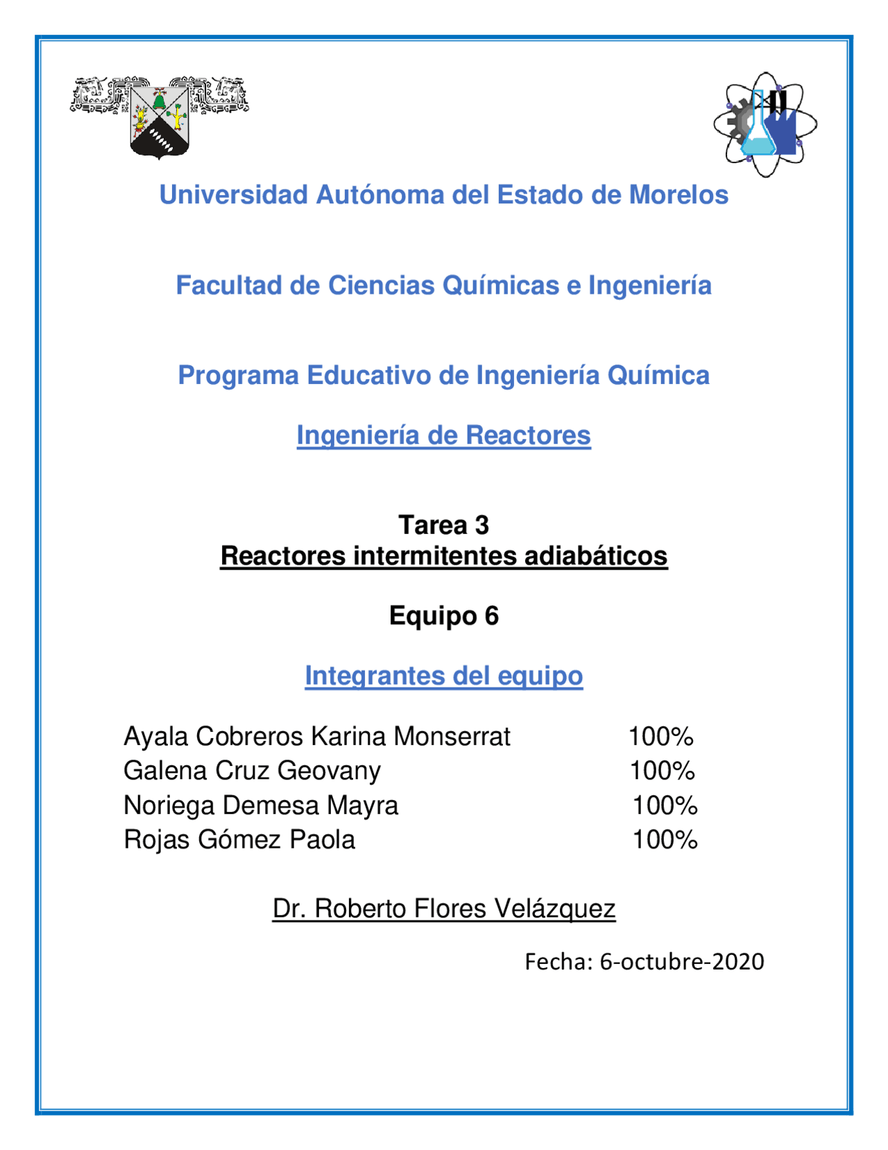 Problemas De Ingeniería De Reactores Ejercicios De Procesos Químicos