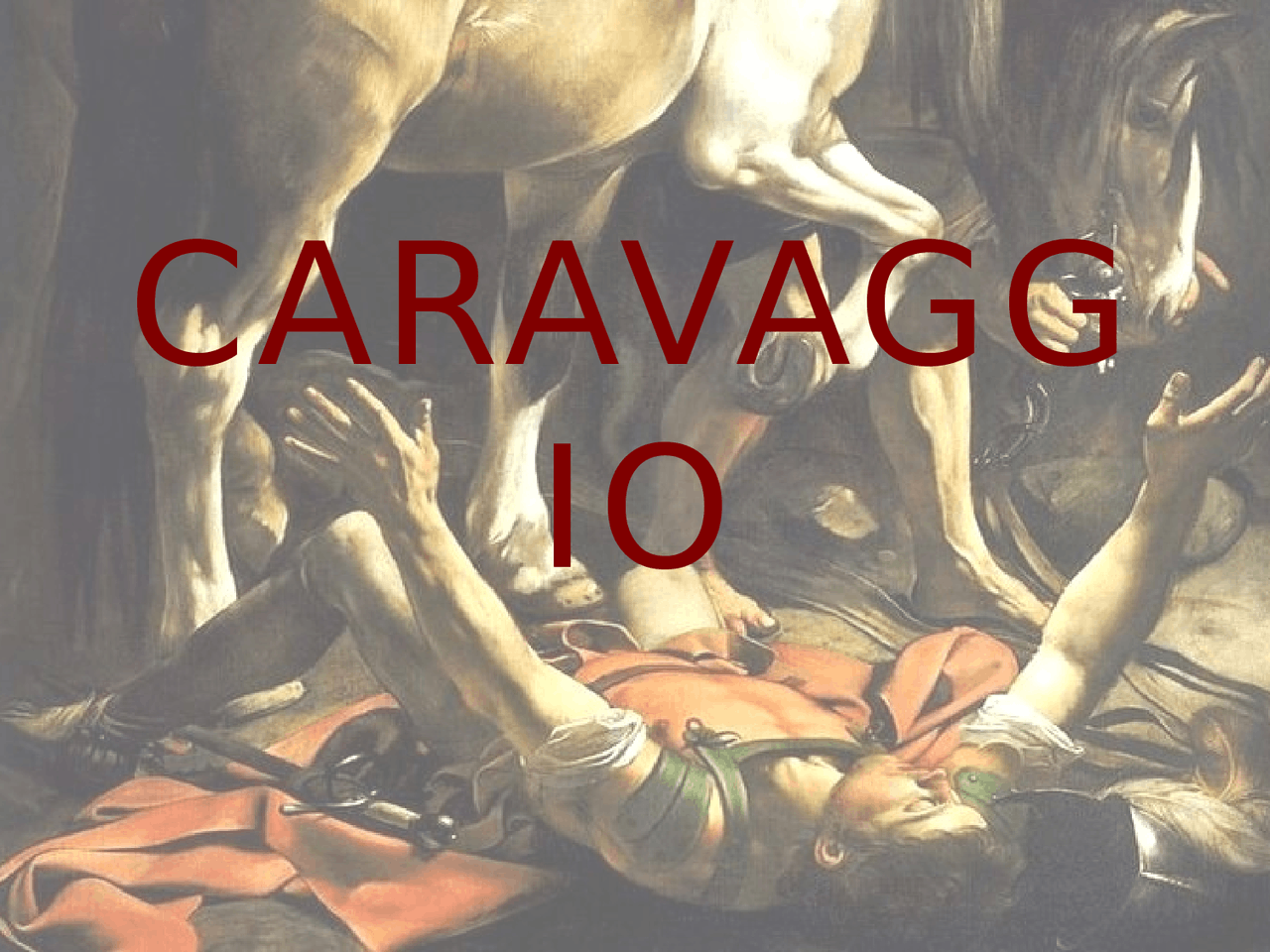 Caravaggio, alcune opere e formazione lombarda - Docsity