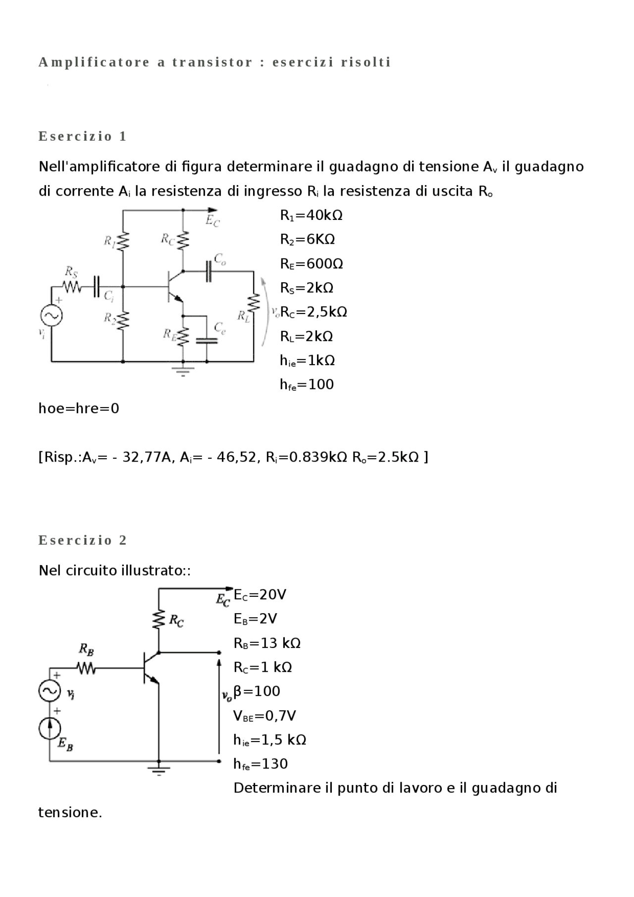 Transistor Mosfet Bjt Docsity
