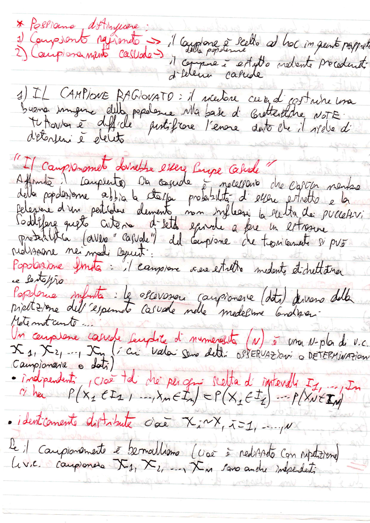 Appunti Inferenza Statistica Docsity
