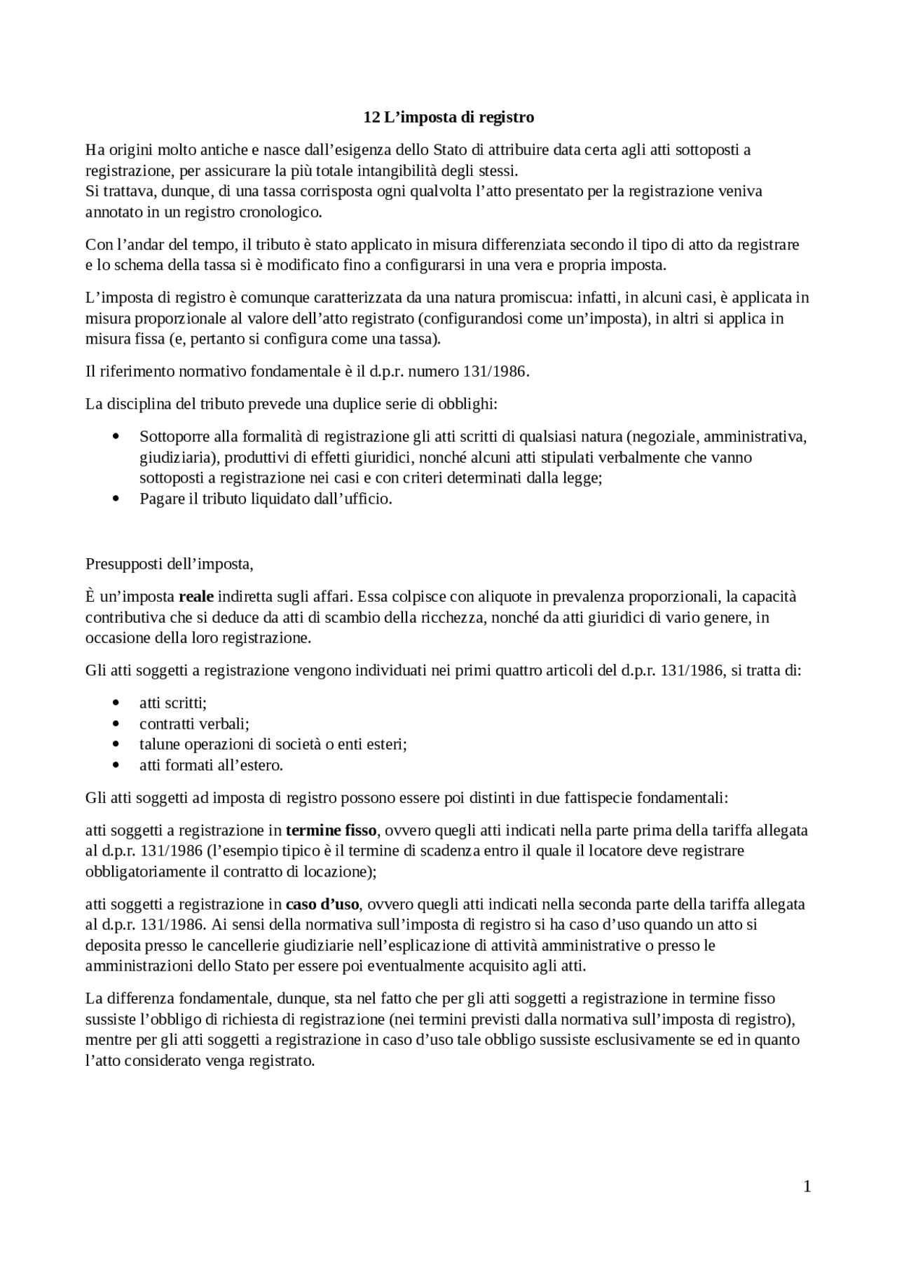 Altre Imposte Indirette Docsity
