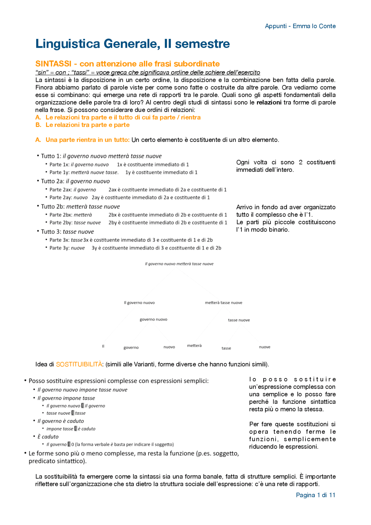 Appunti Di Linguistica Generale Gobber Unicatt Docsity