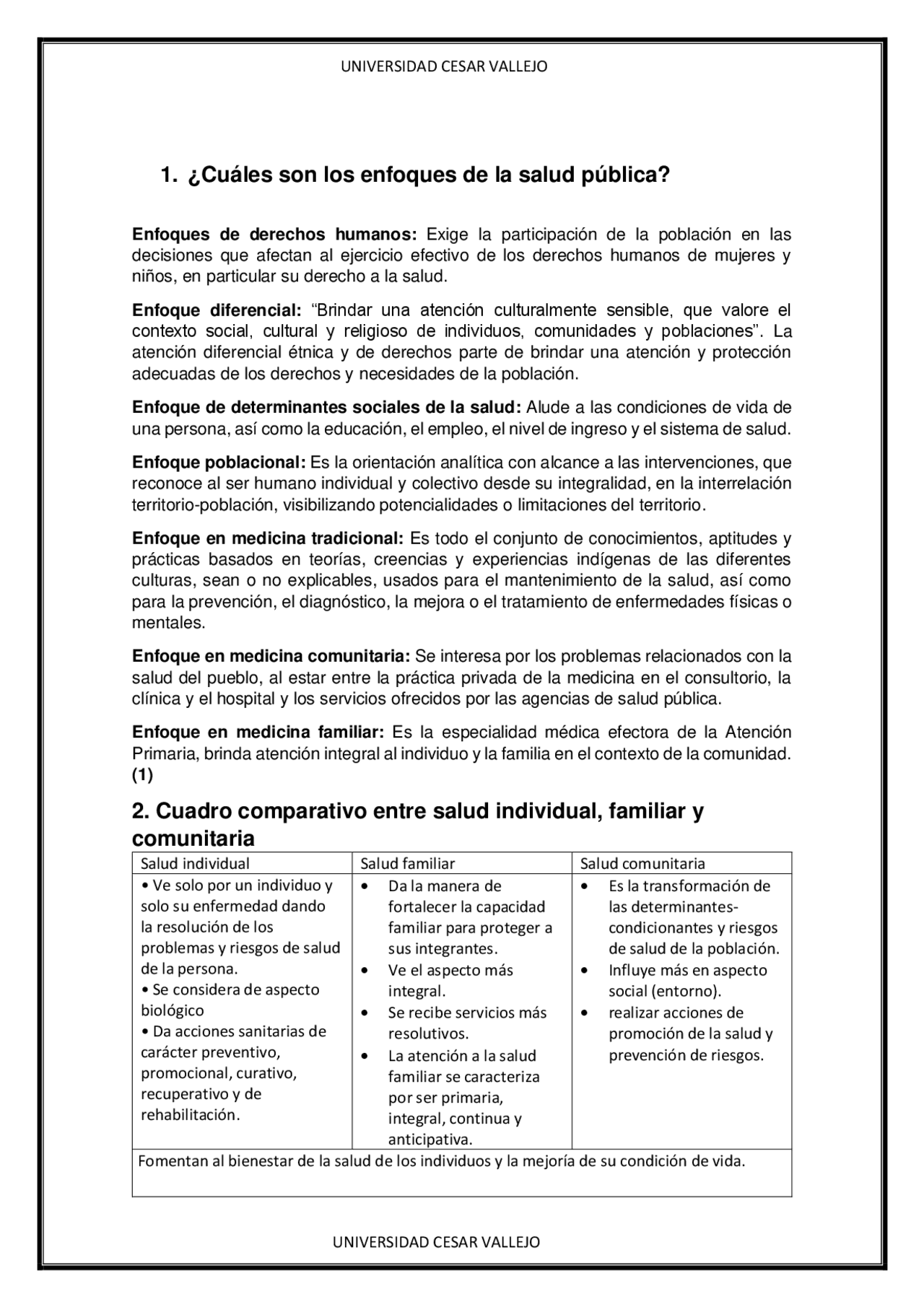 Enfoque De La Salud Pública Resúmenes De Salud Pública Docsity