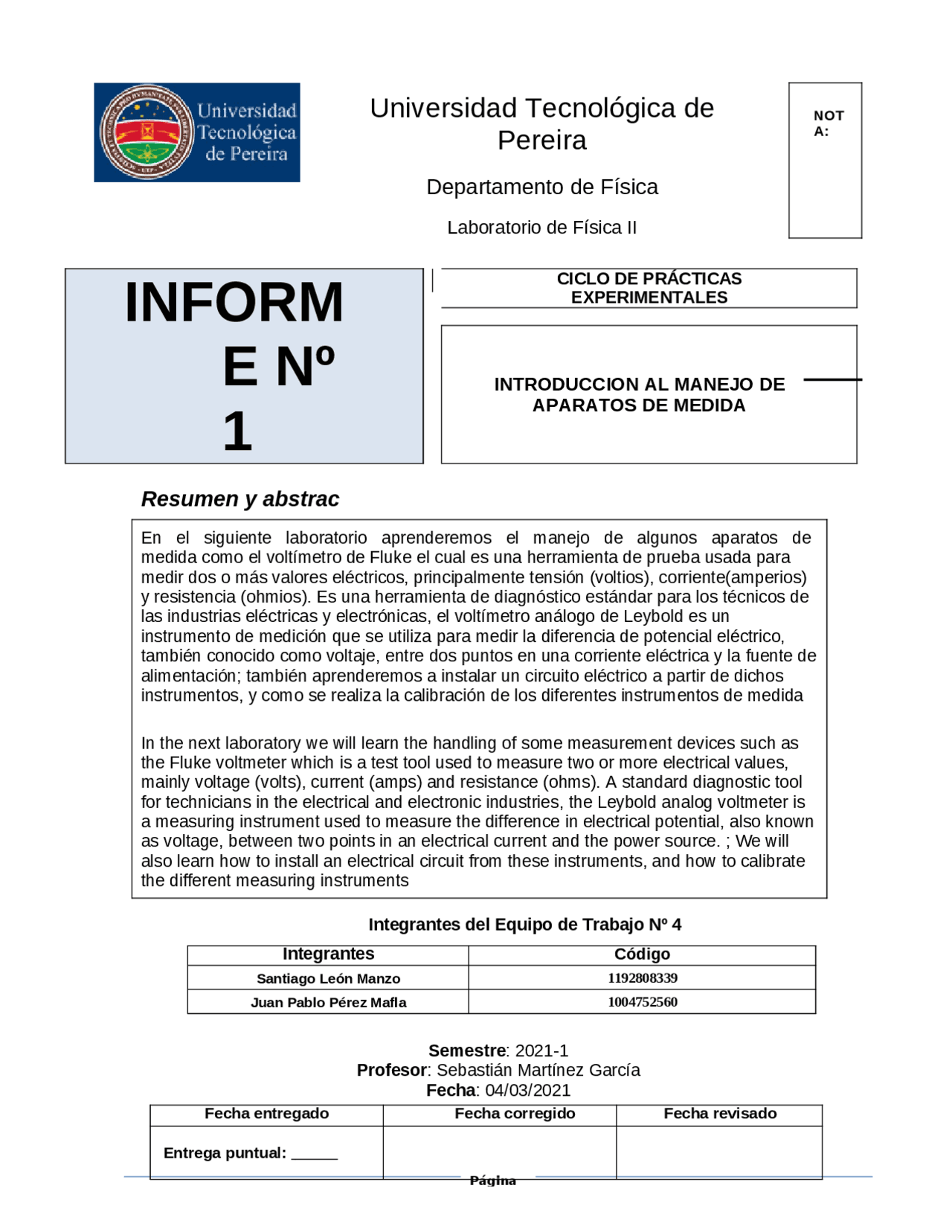 Fisica 2 trabajo de fisica con normas y apuntes para formacion de ...