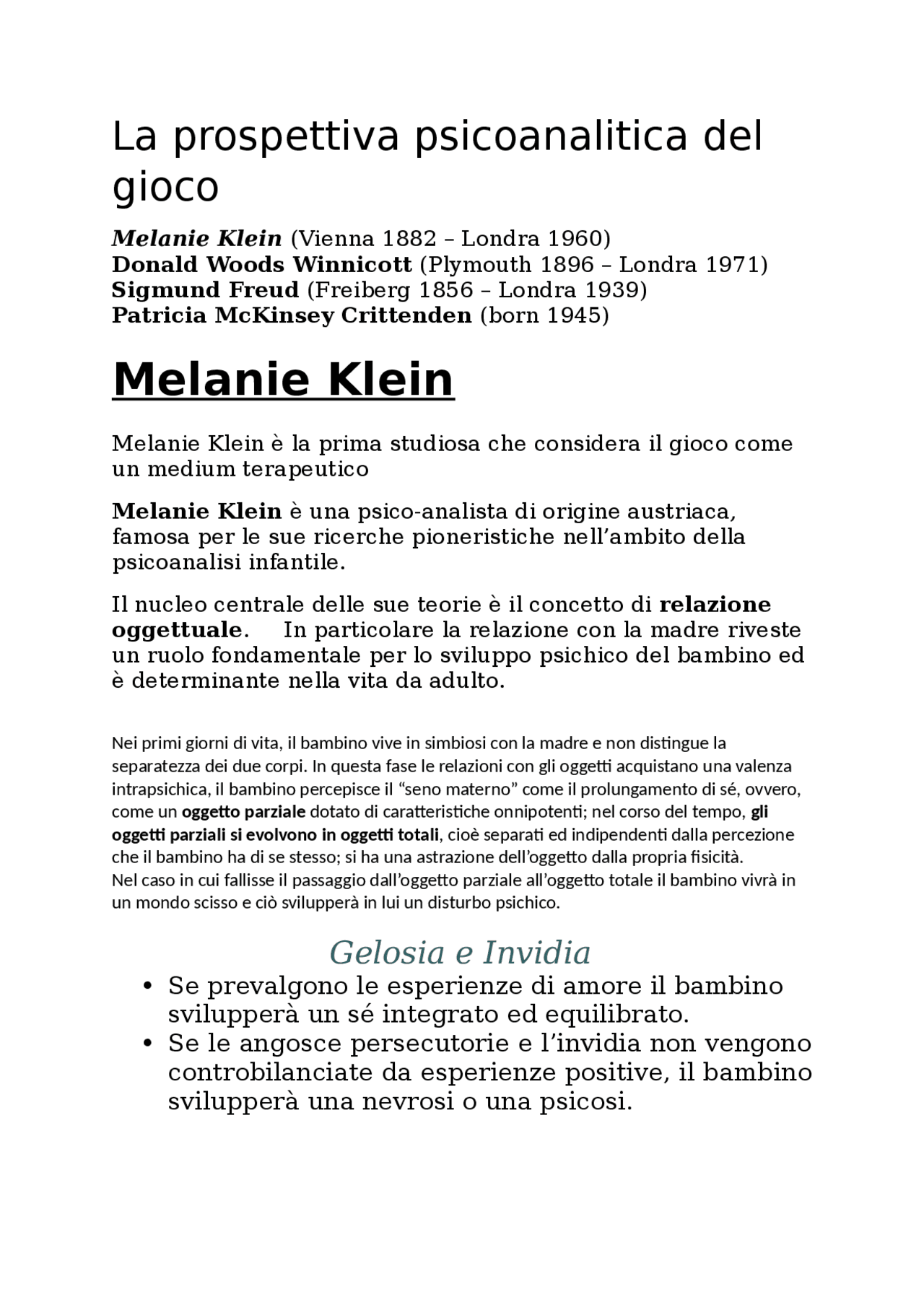 Riassunti Metodologie Docsity