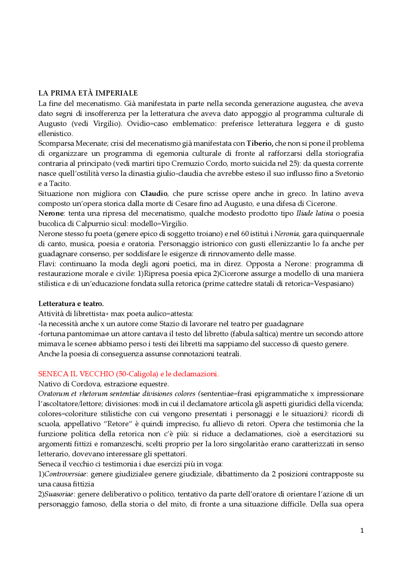 Riassunto Della Seconda Parte Del Manuale Di Gian Biagio Conte